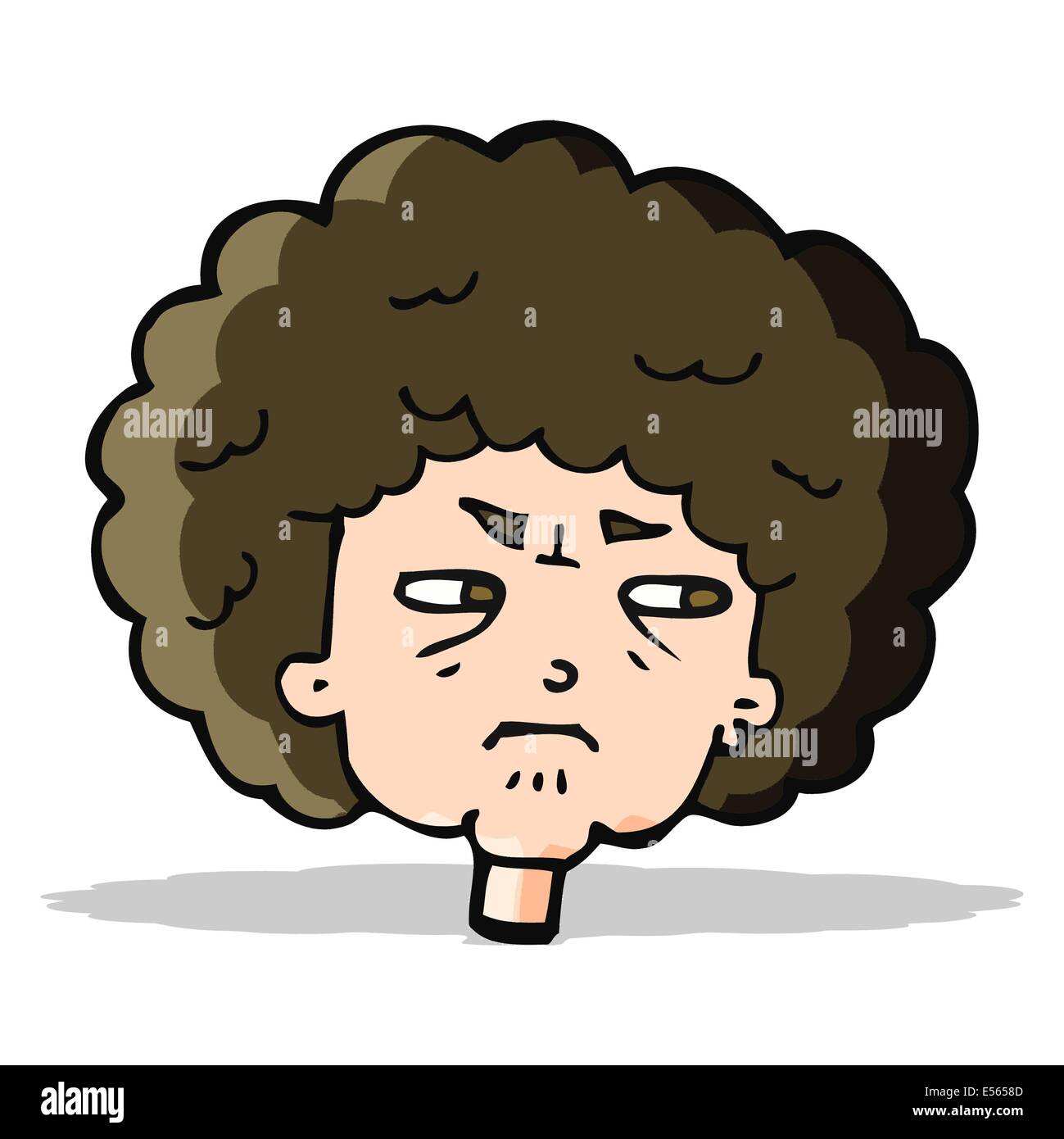 Cartoon bitter old woman hi-res stock photography and images - Alamy