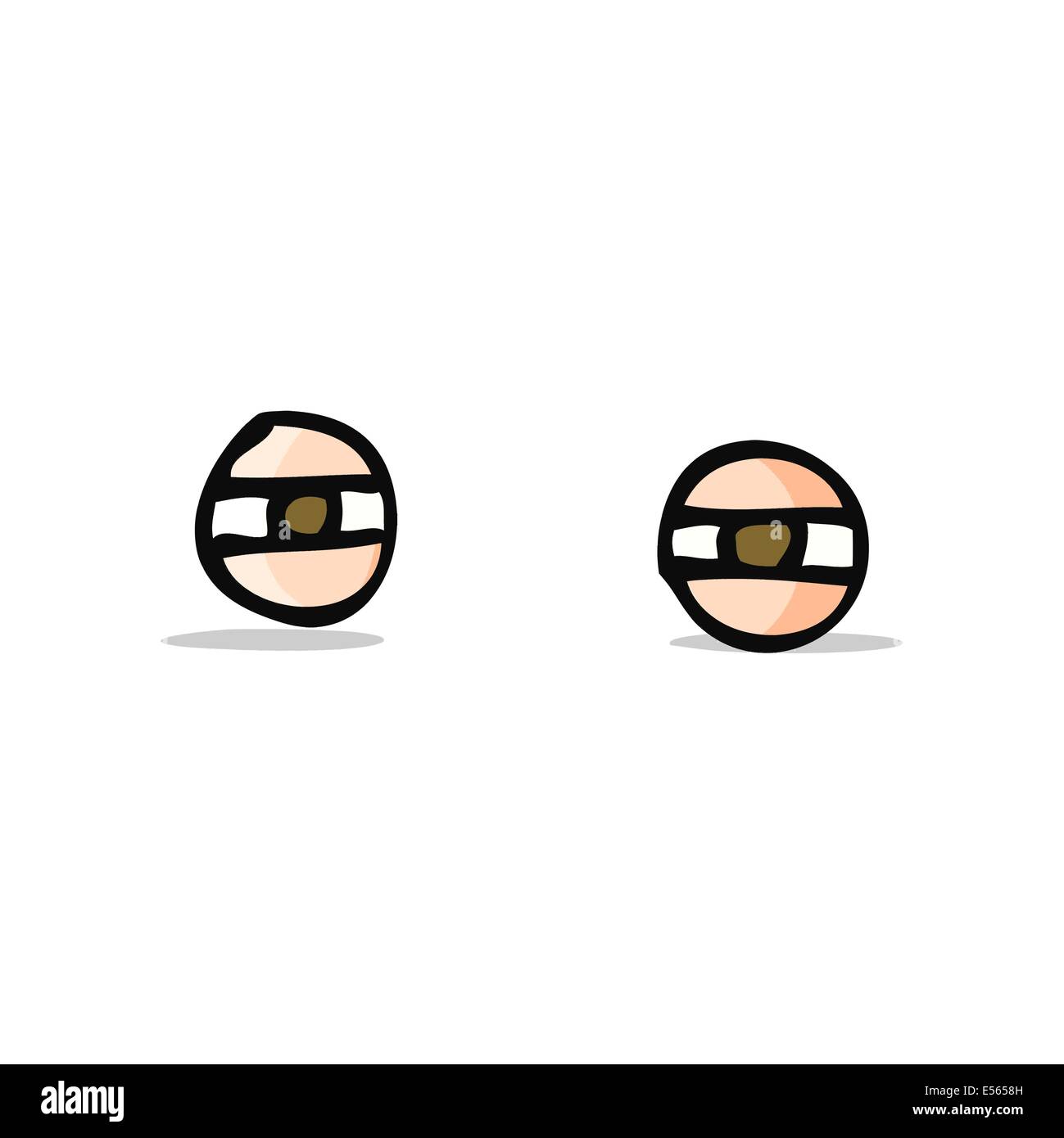 cartoon narrowed eyes Stock Vector Image & Art - Alamy