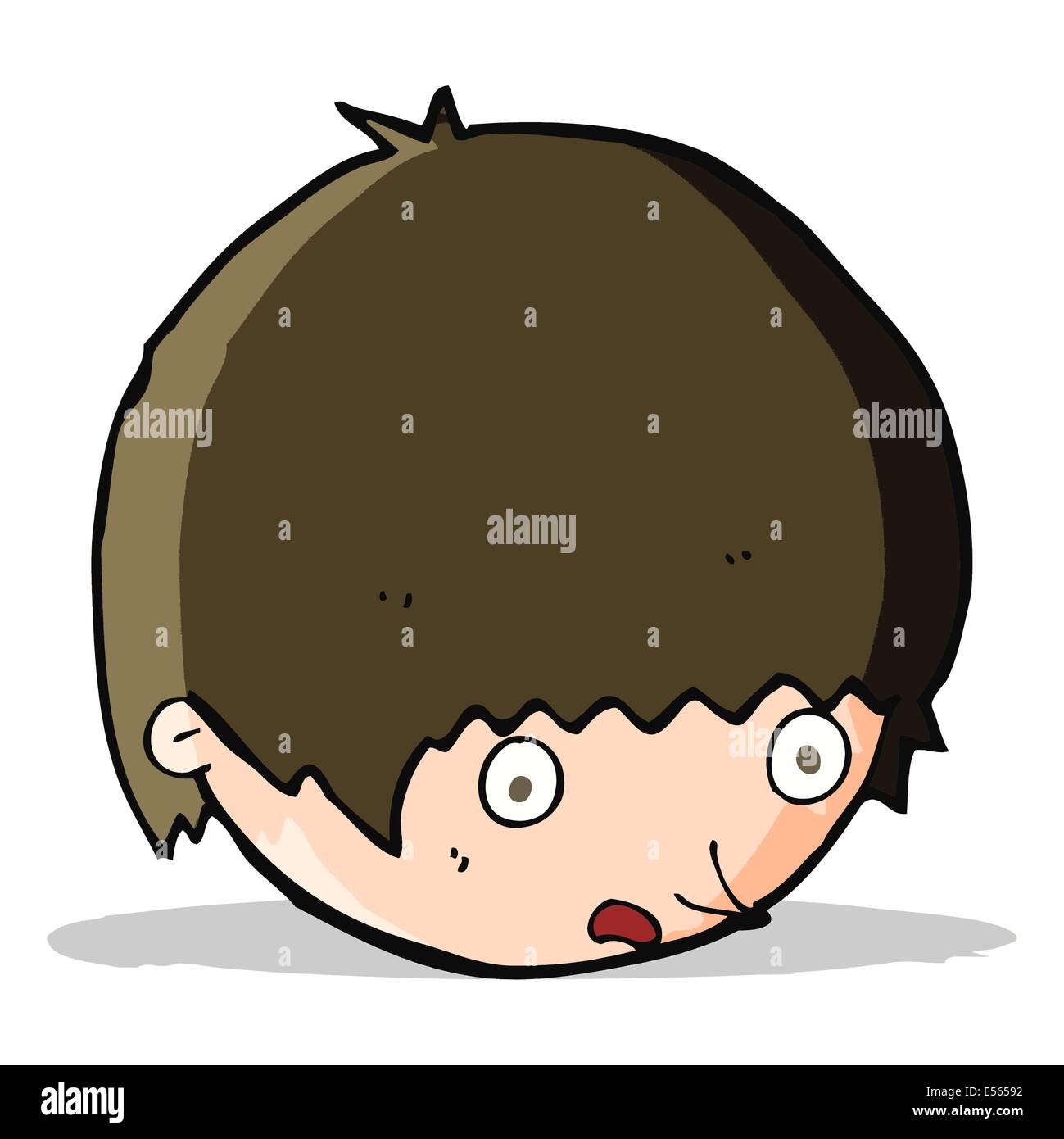 cartoon shocked face Stock Vector Image & Art - Alamy