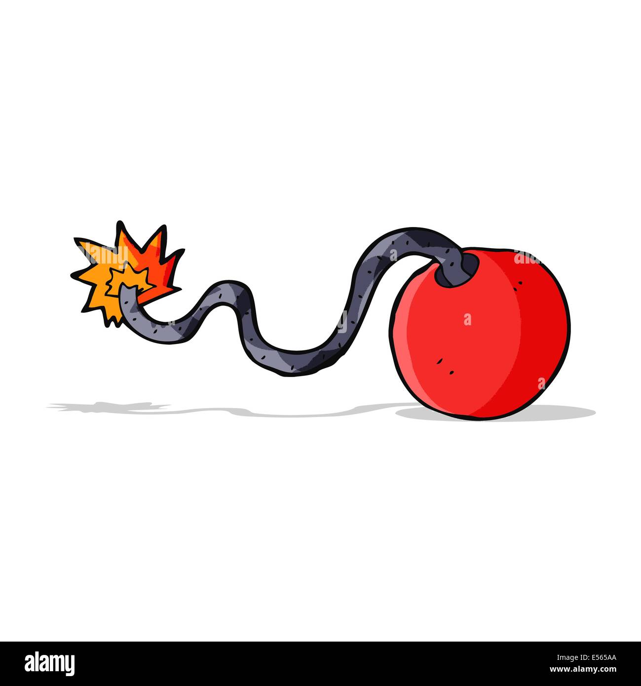 cartoon burning bomb Stock Vector Image & Art - Alamy