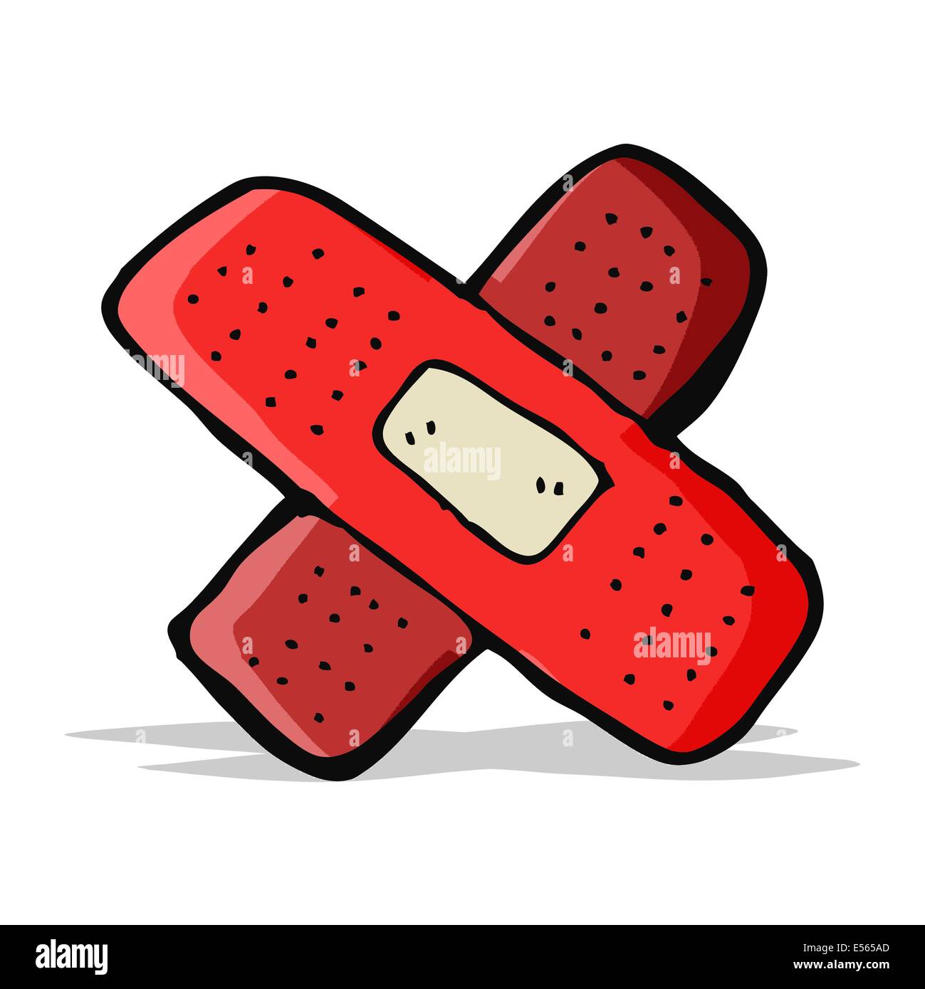 Crossed plaster Stock Vector Images - Alamy