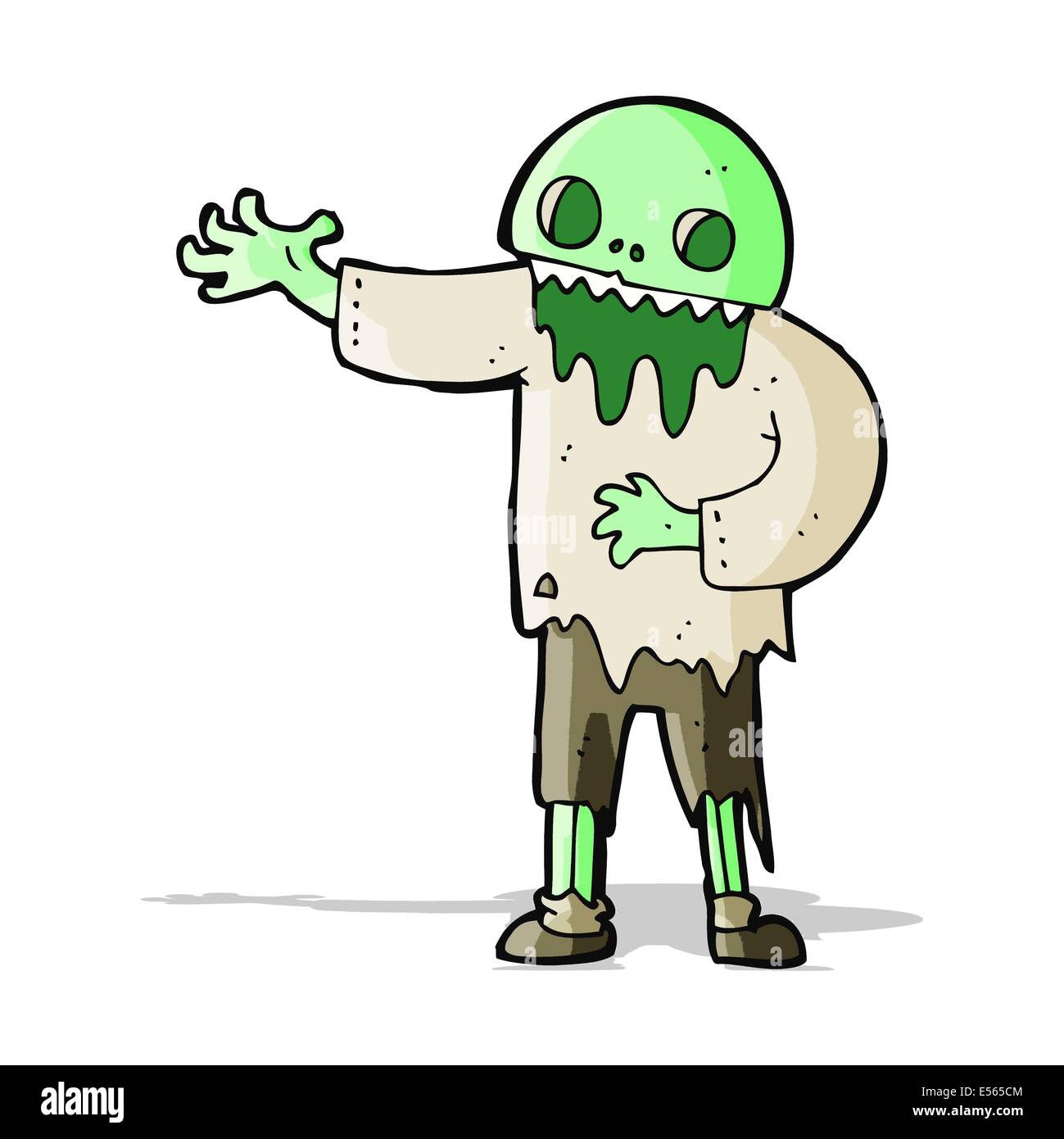 cartoon spooky zombie Stock Vector Image & Art - Alamy