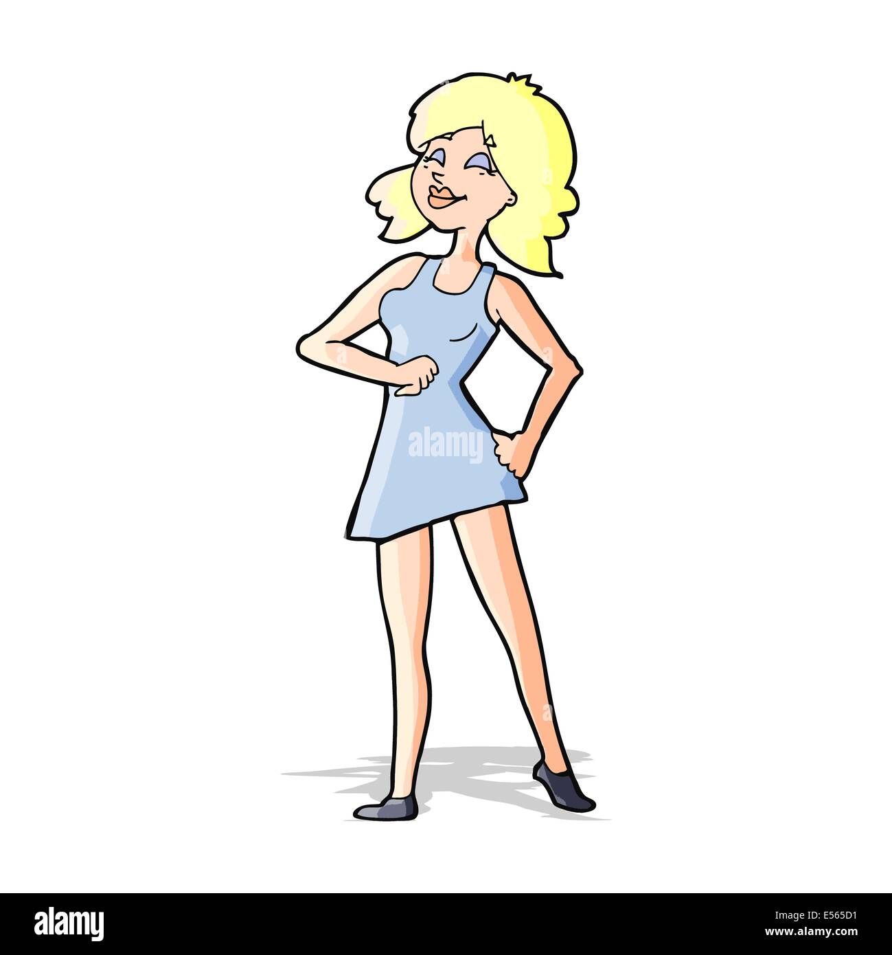 cartoon proud woman Stock Vector Image & Art - Alamy