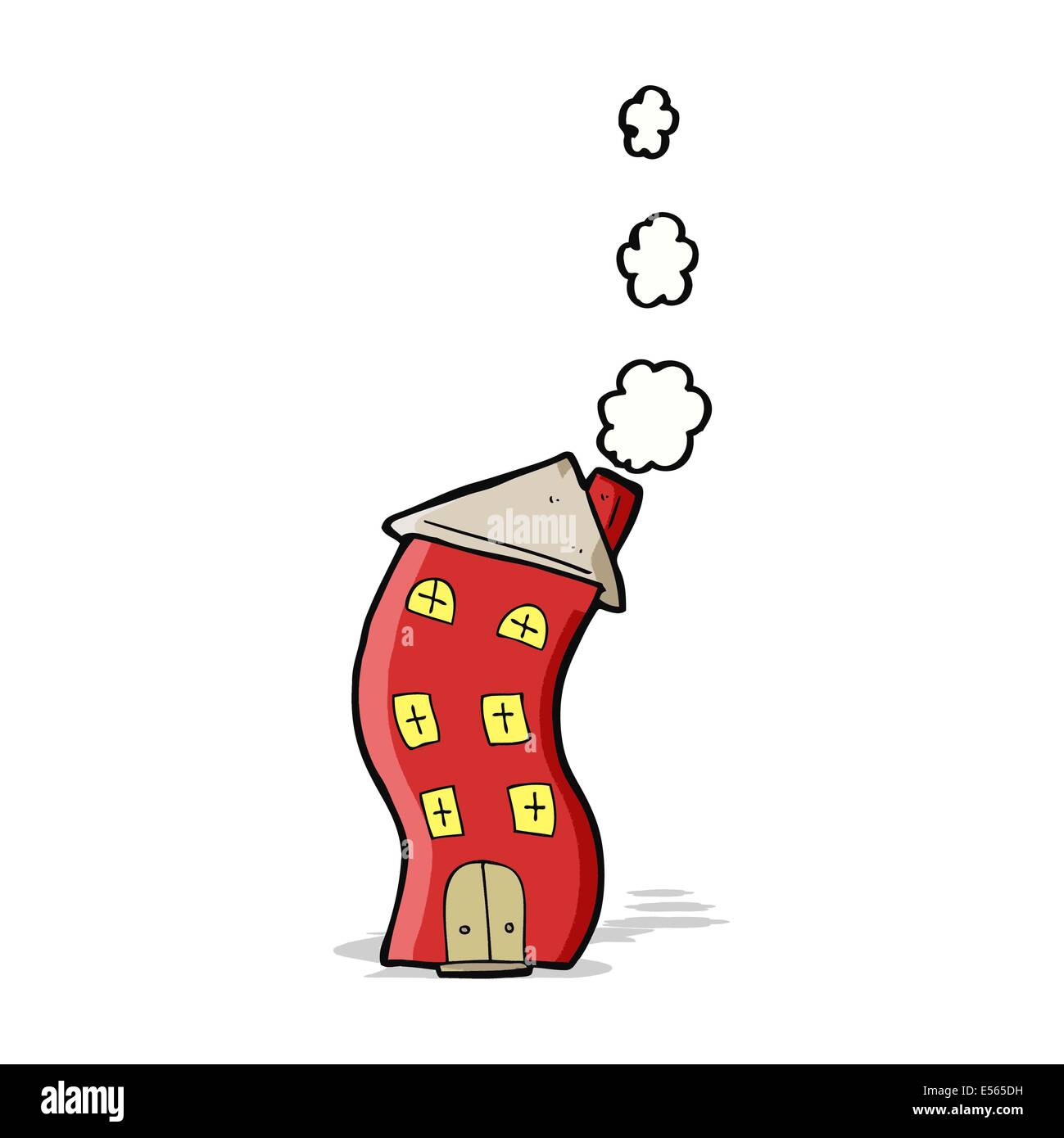 funny cartoon house Stock Vector Image & Art - Alamy