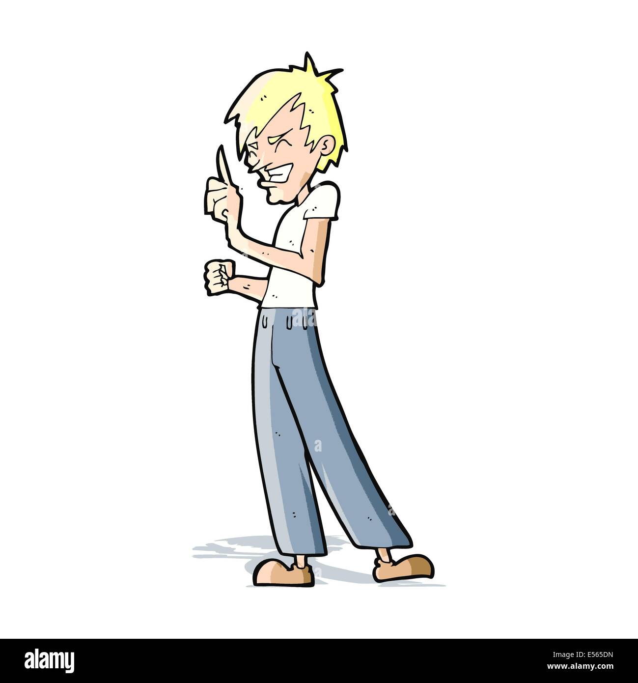 cartoon angry man arguing Stock Vector Image & Art - Alamy