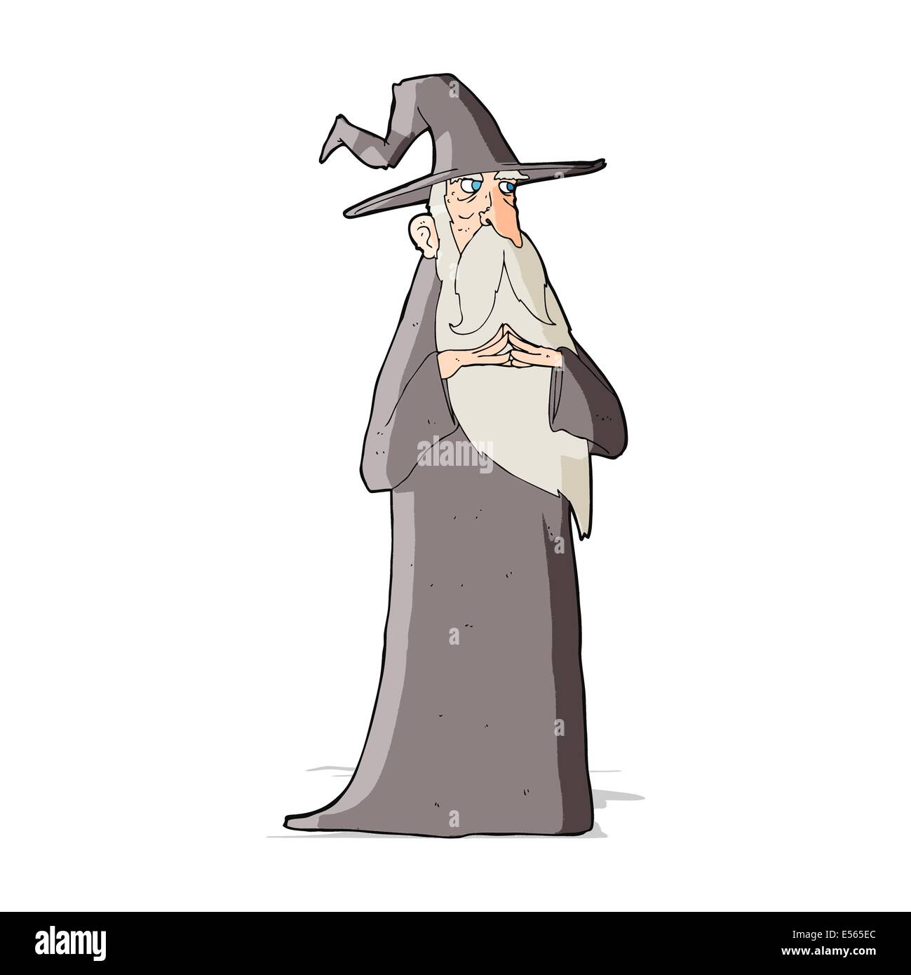cartoon old wizard Stock Vector Image & Art - Alamy