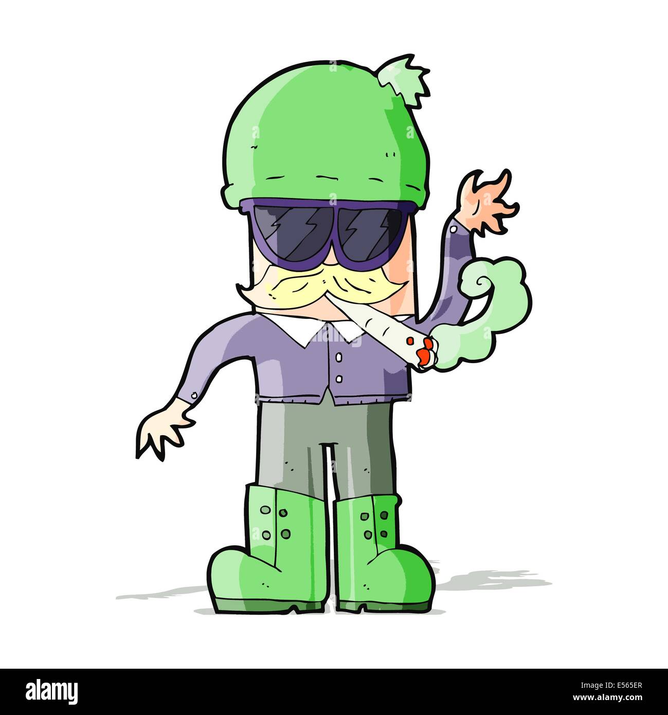 Happy smoking weed Cut Out Stock Images & Pictures - Alamy