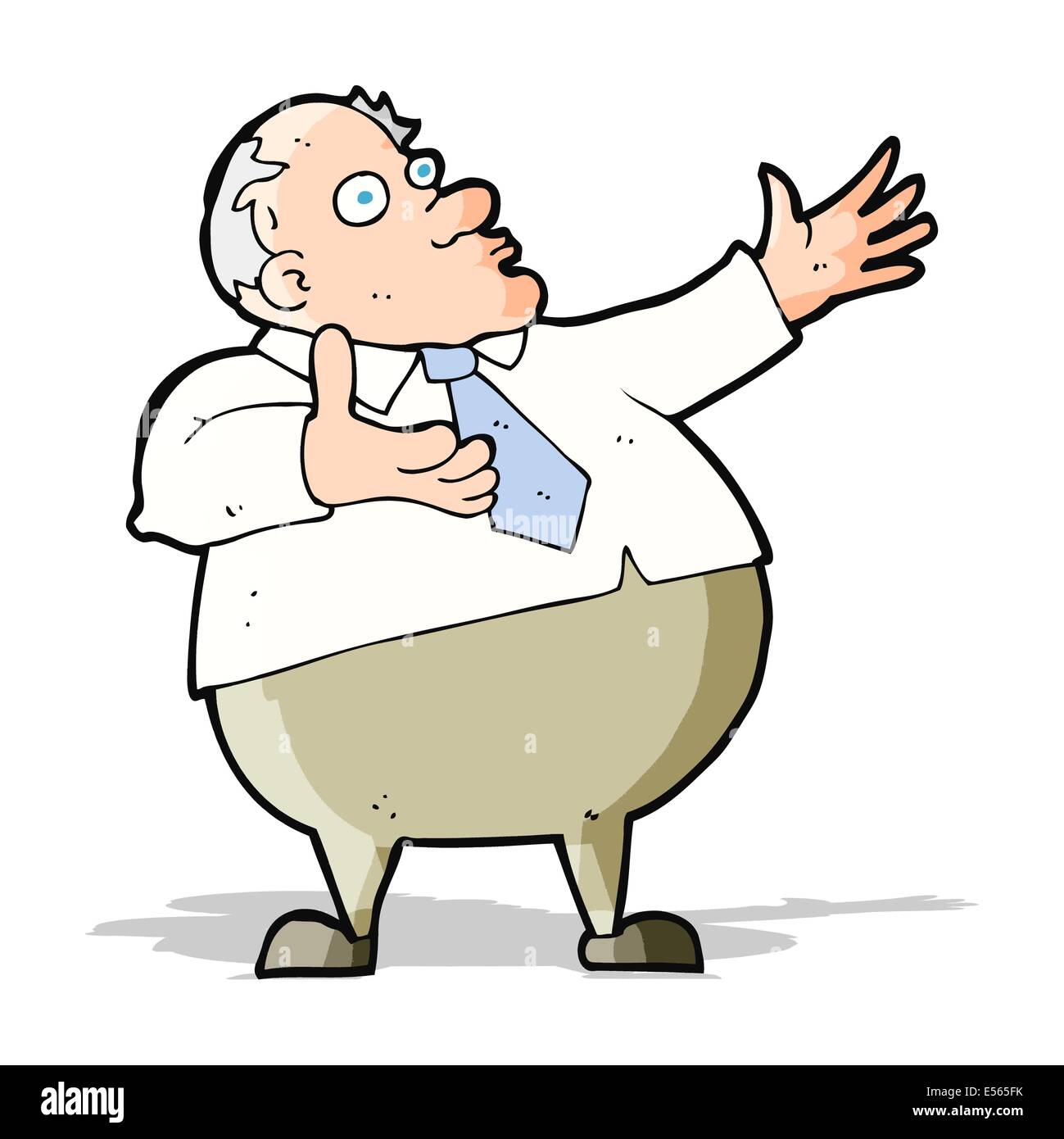 cartoon exasperated middle aged man Stock Vector Image & Art - Alamy