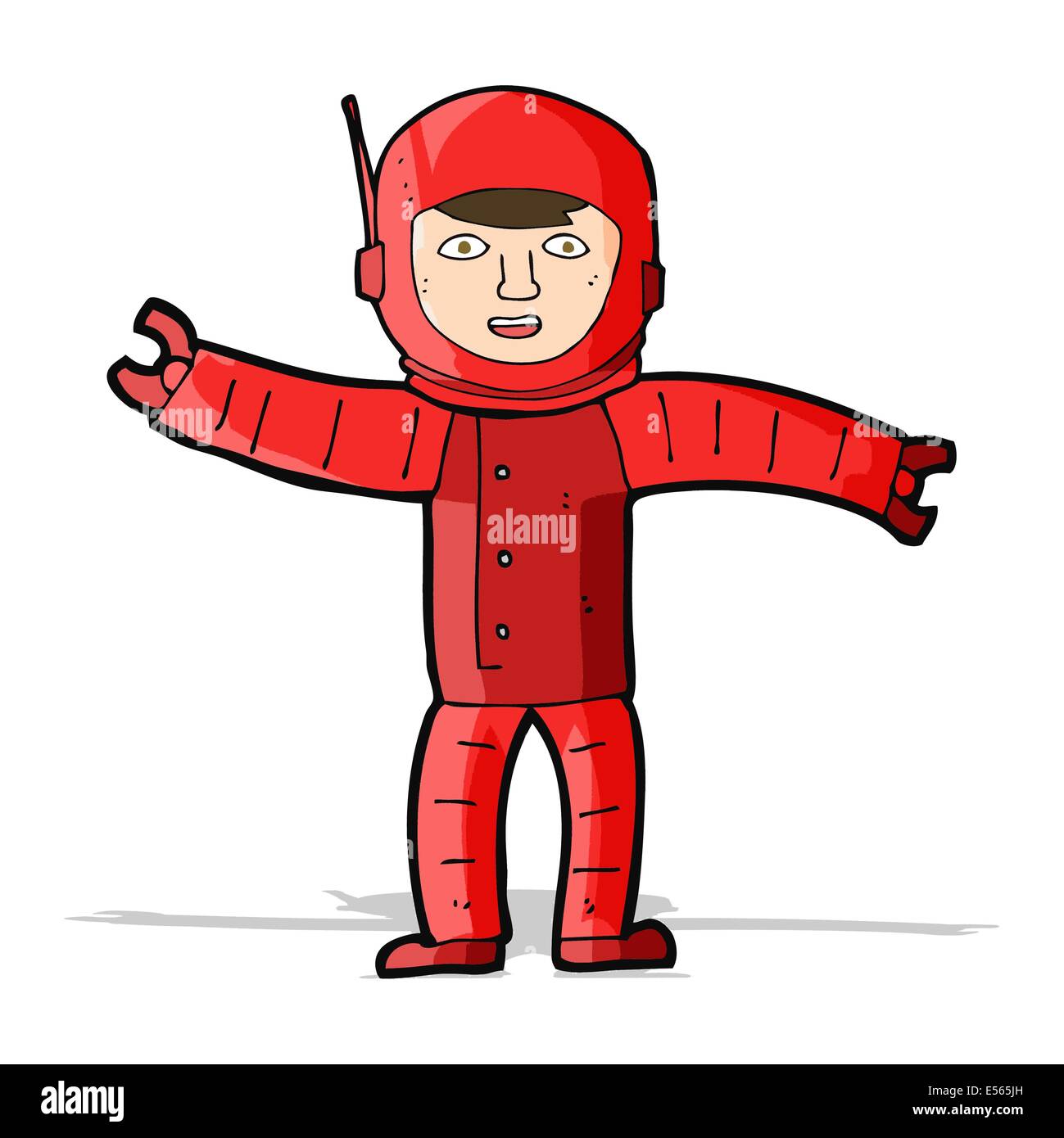 cartoon space man Stock Vector Image & Art - Alamy
