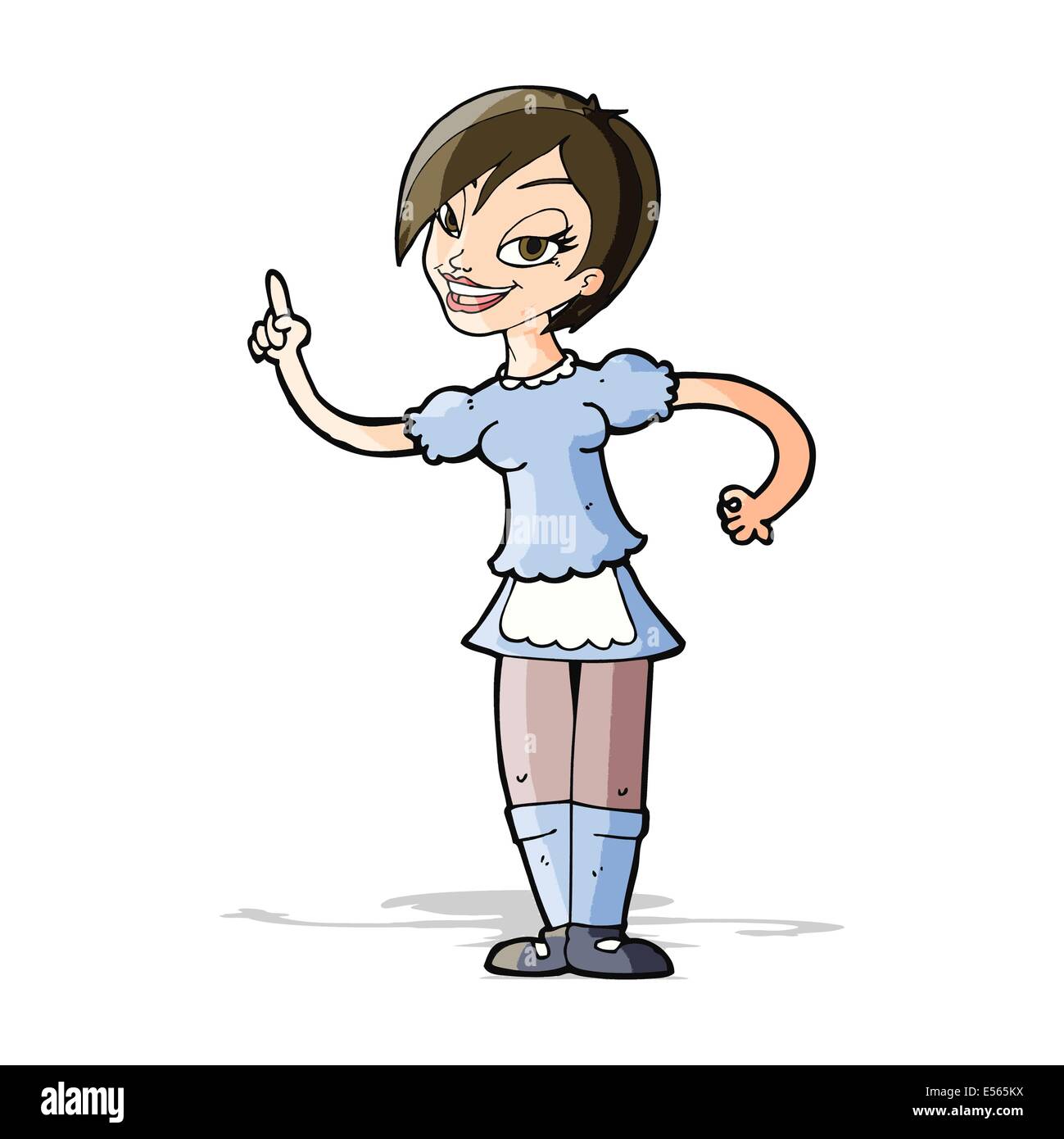 cartoon waitress taking order Stock Vector Image & Art - Alamy