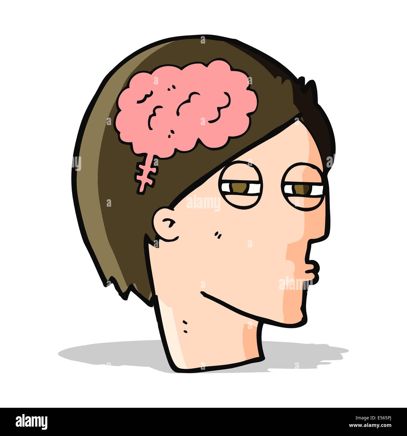 cartoon man thinking carefully Stock Vector Image & Art - Alamy