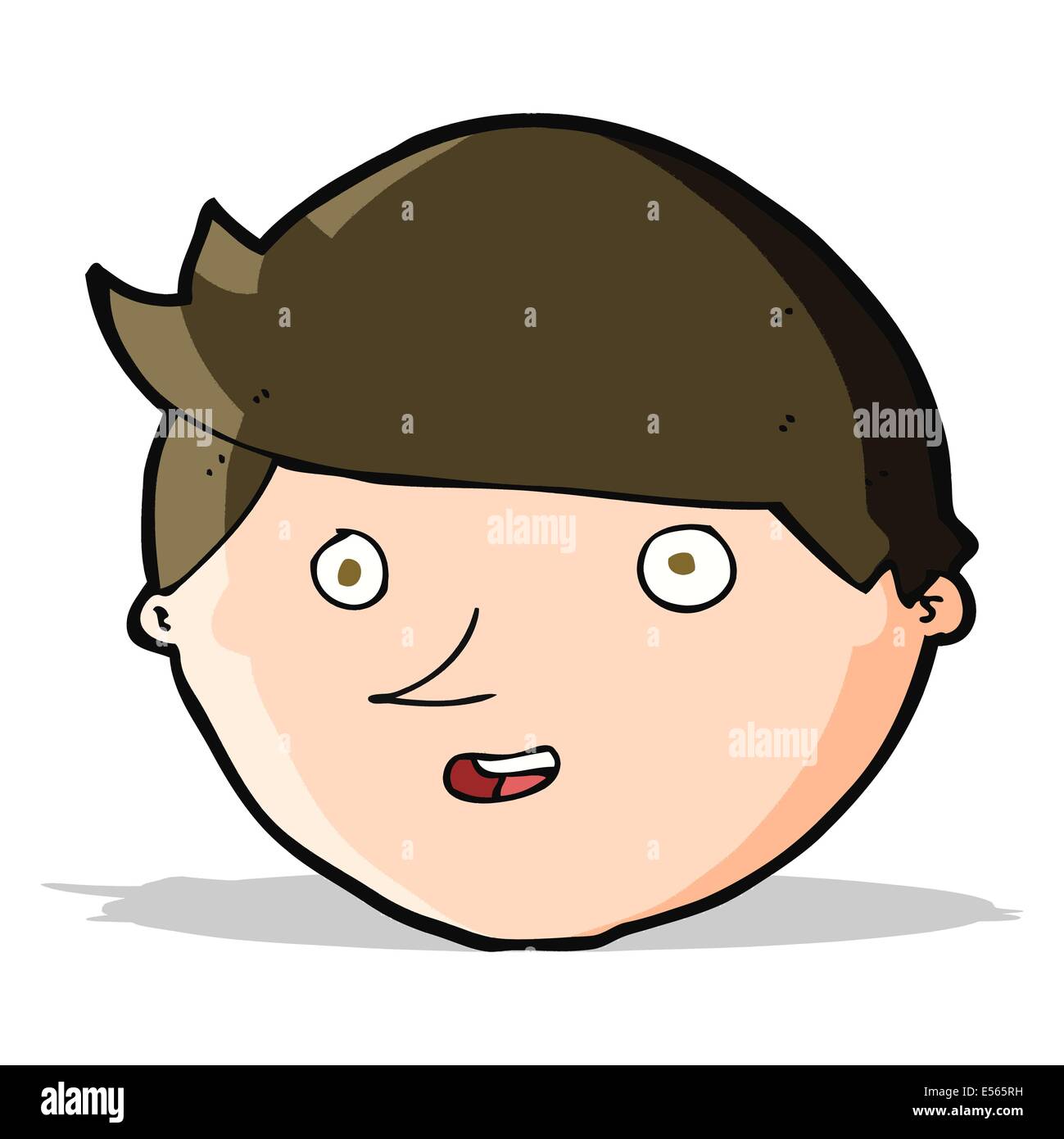 cartoon happy face Stock Vector Image & Art - Alamy