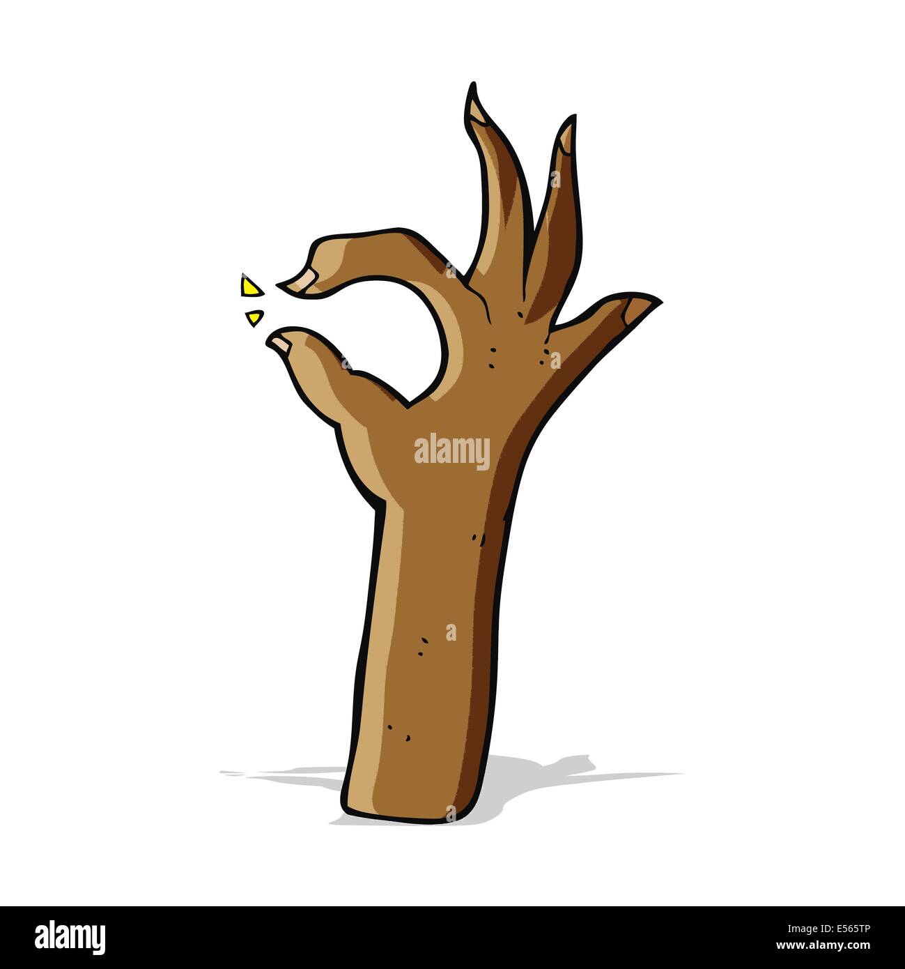 cartoon most excellent hand gesture Stock Vector Image & Art - Alamy