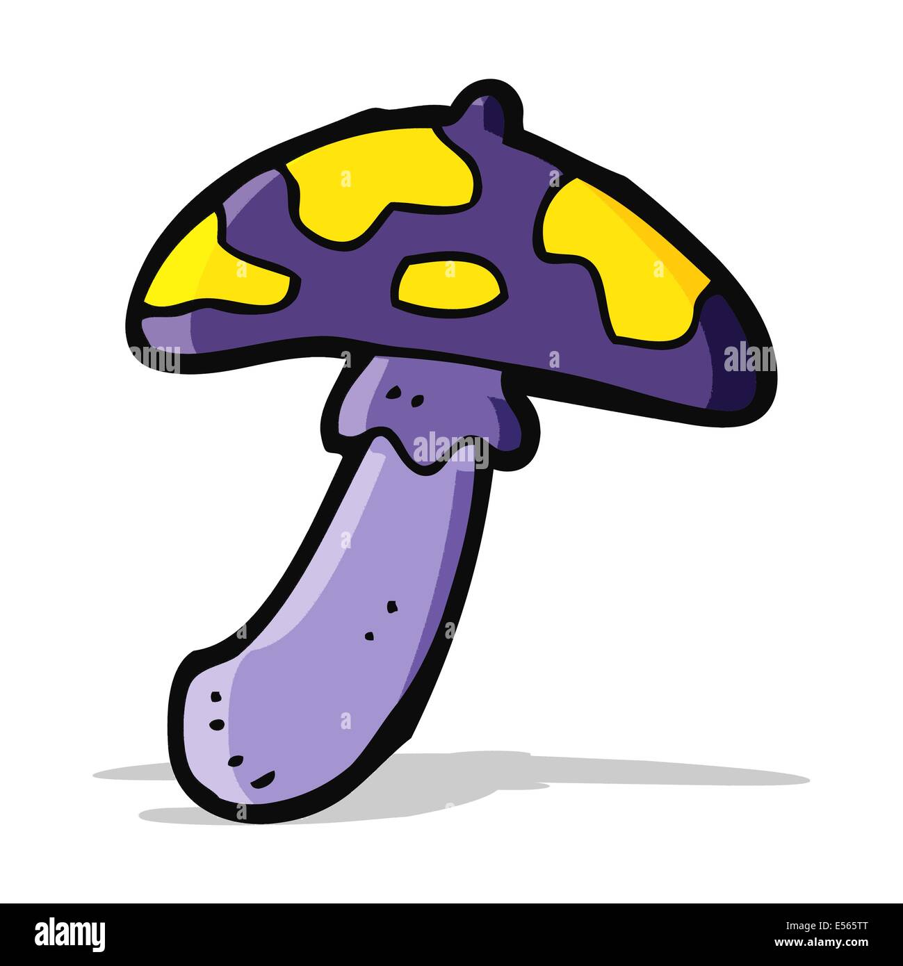 cartoon poisonous toadstool Stock Vector Image & Art - Alamy
