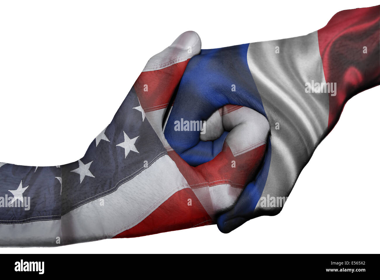 American french friendship hi-res stock photography and images - Alamy