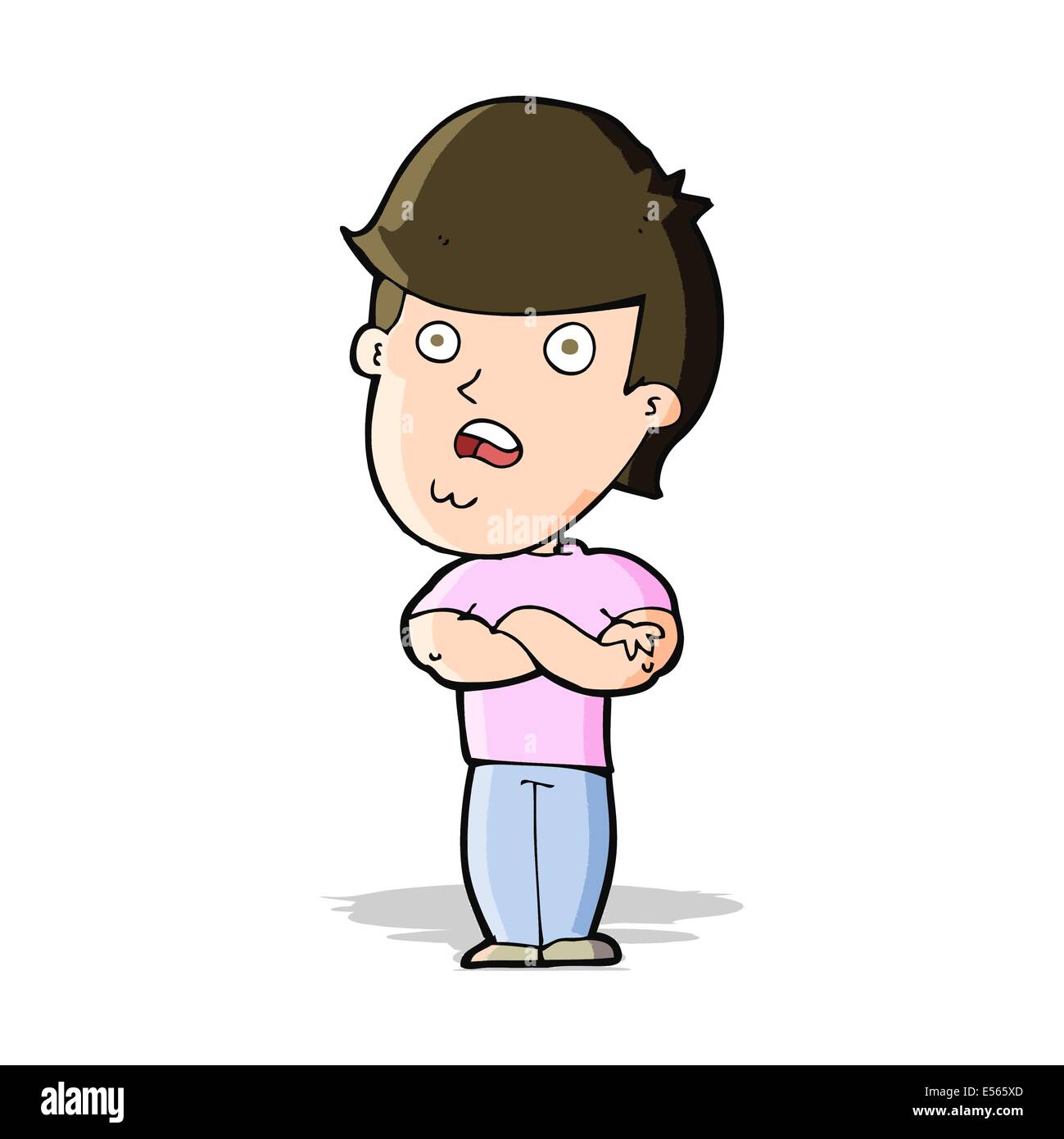 cartoon disappointed man Stock Vector Image & Art - Alamy