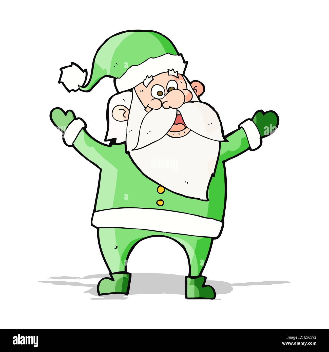 cartoon santa claus Stock Vector Image & Art - Alamy