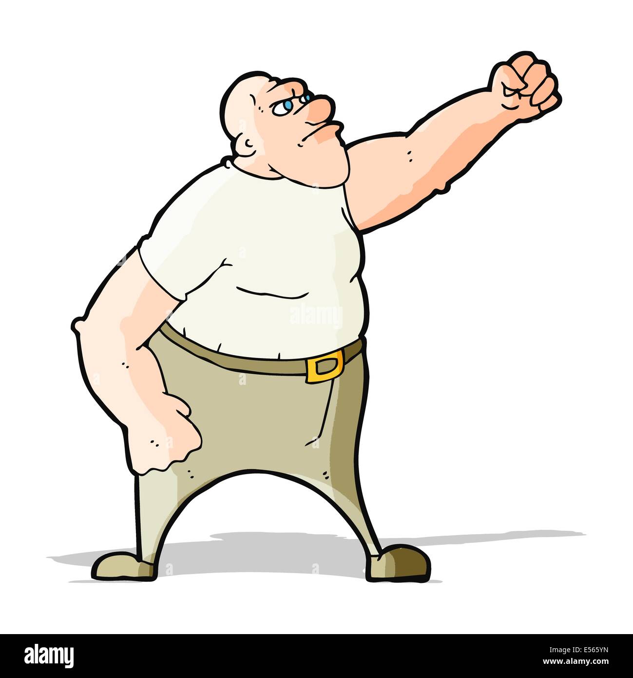 cartoon angry man Stock Vector Image & Art - Alamy