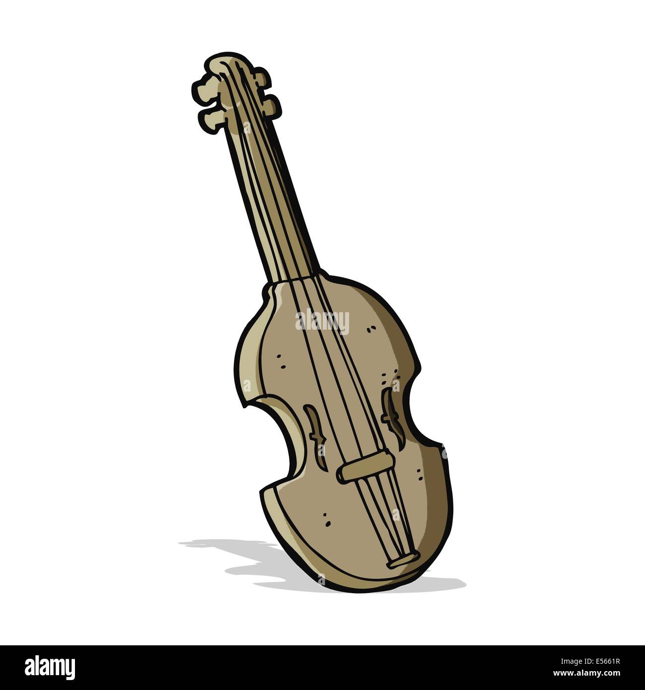 Violin cartoon character design Stock Vector Images - Alamy