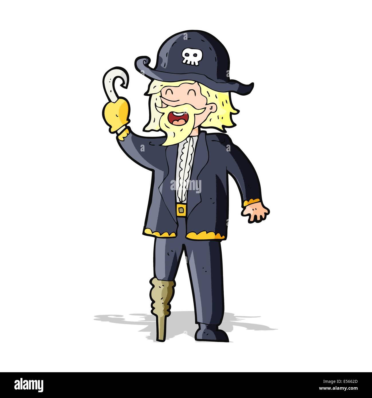 cartoon pirate captain Stock Vector Image & Art - Alamy