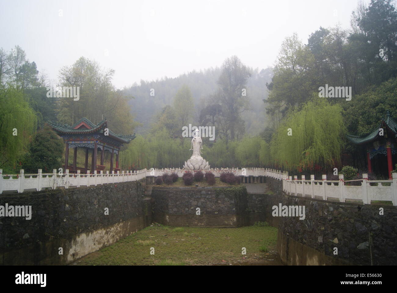 A Buddism godness Guanyin Buddha statue, in Hunan, China Stock Photo ...
