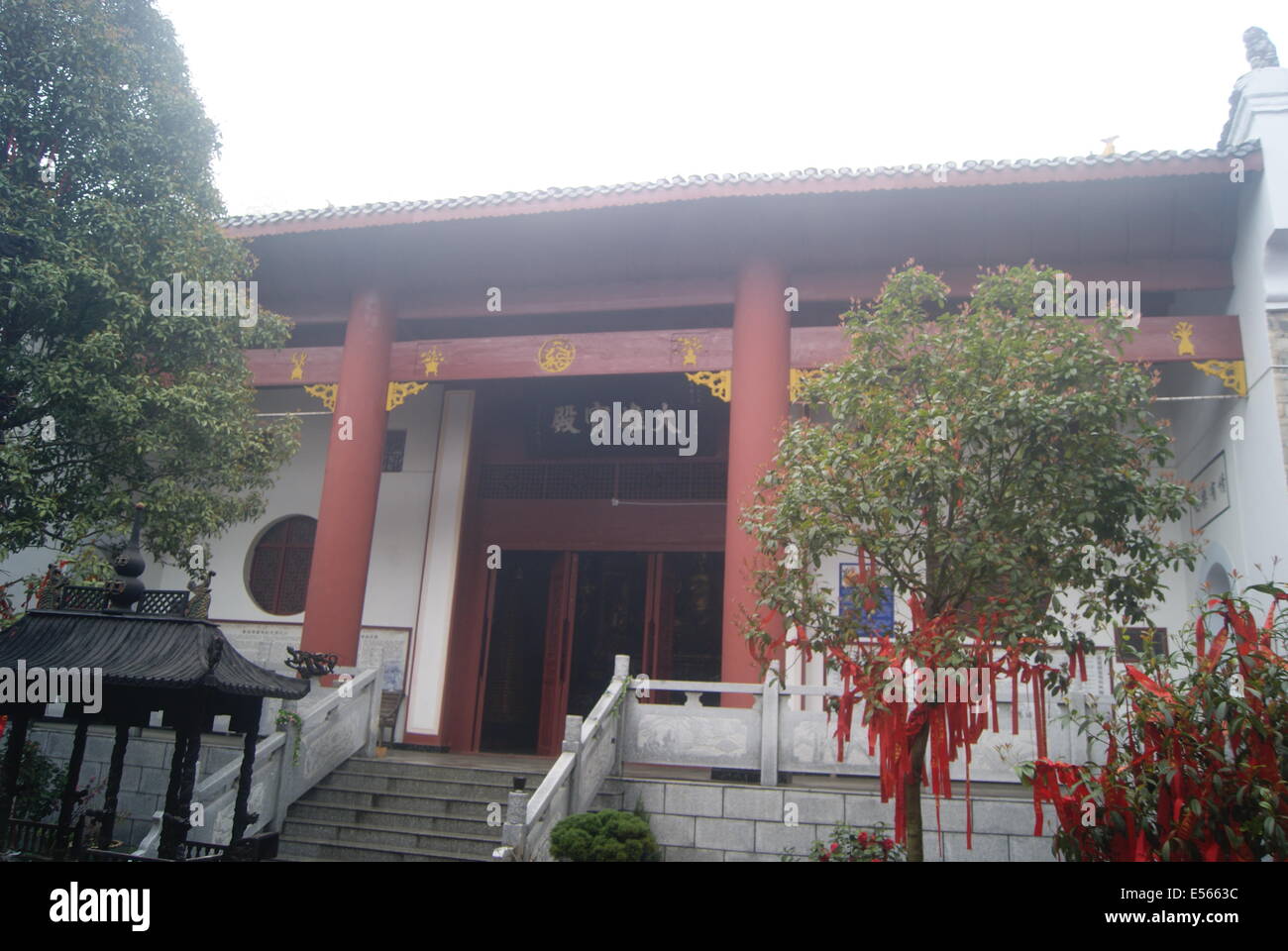 Chinese Temple Landscape Stock Photo - Alamy