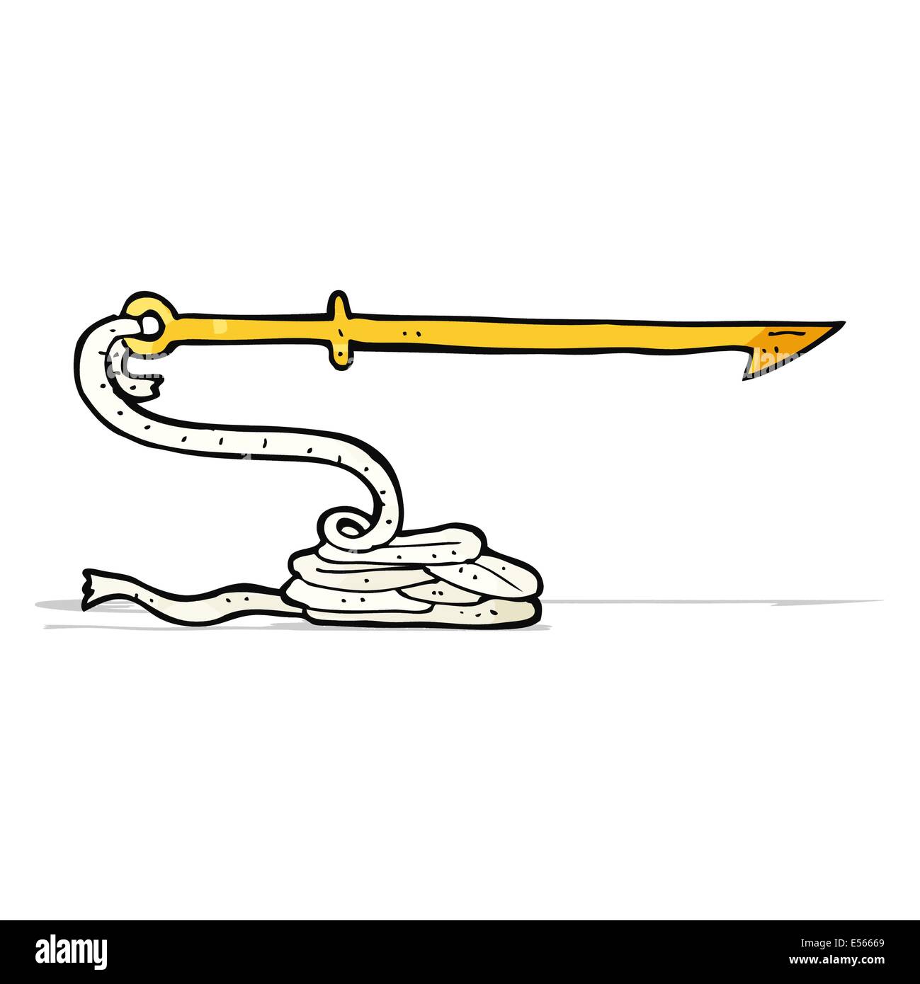 Cartoon harpoon Cut Out Stock Images & Pictures - Alamy