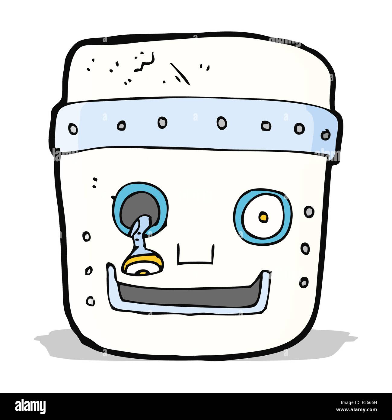 Cartoon Robot Head Stock Vector Image And Art Alamy
