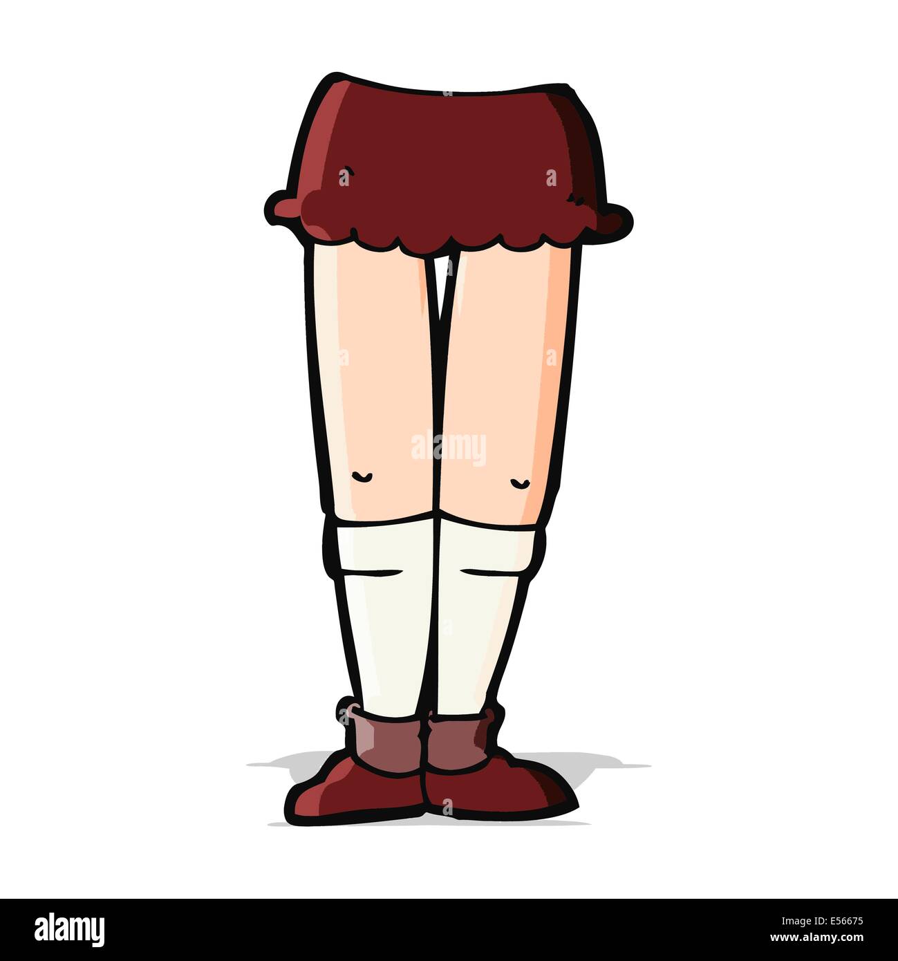 cartoon female legs Stock Vector Image & Art - Alamy