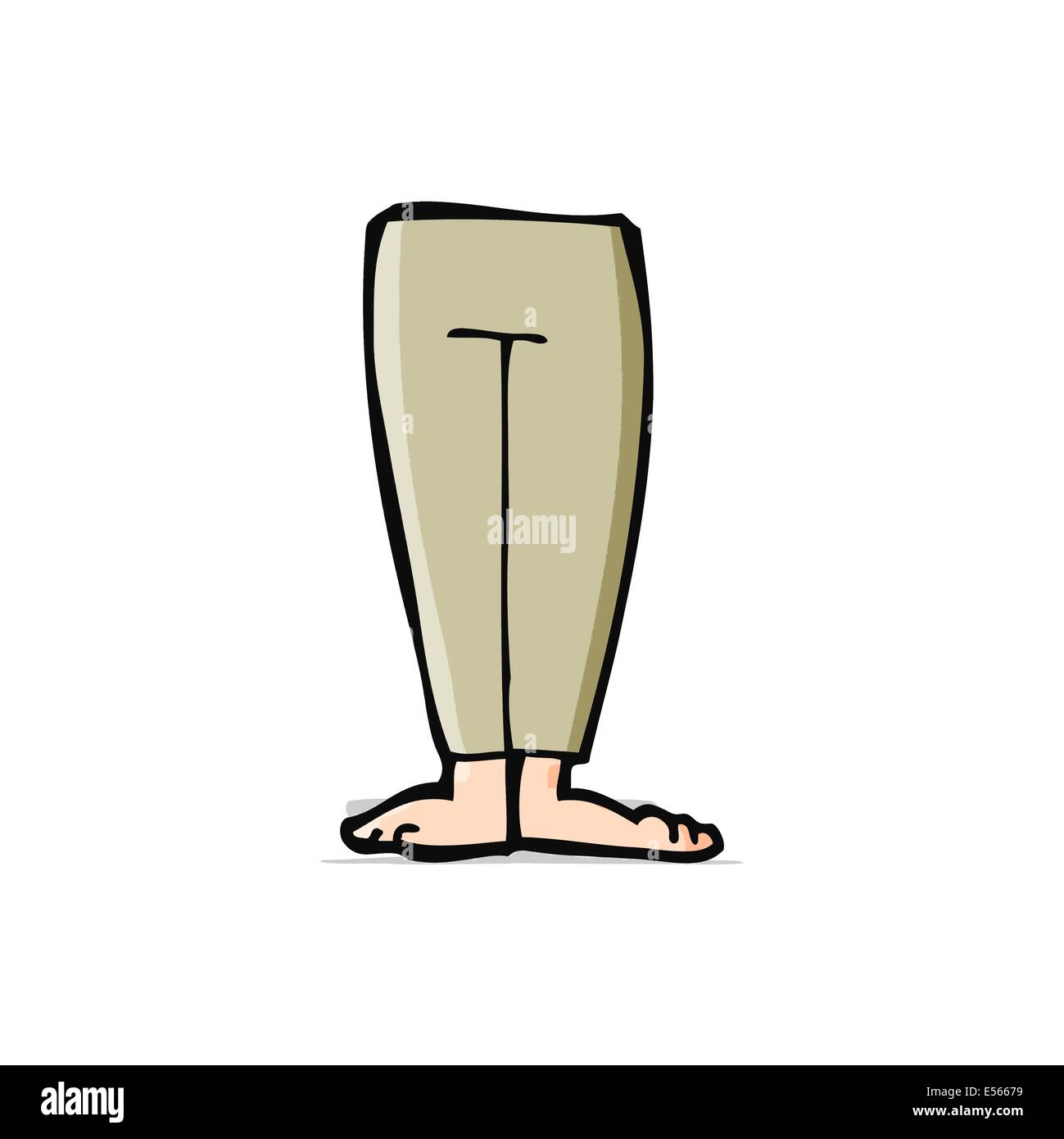 Legs funny quirky Stock Vector Images - Alamy