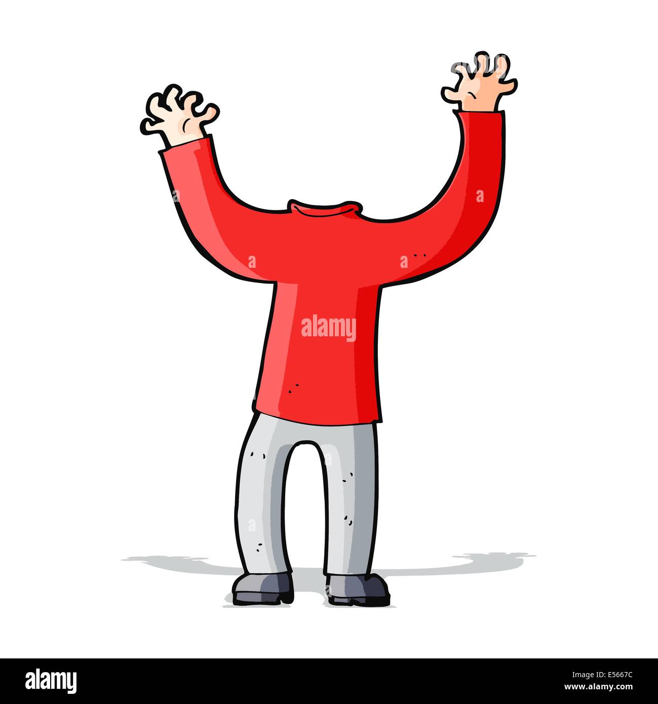 Cartoon headless body hi-res stock photography and images - Alamy