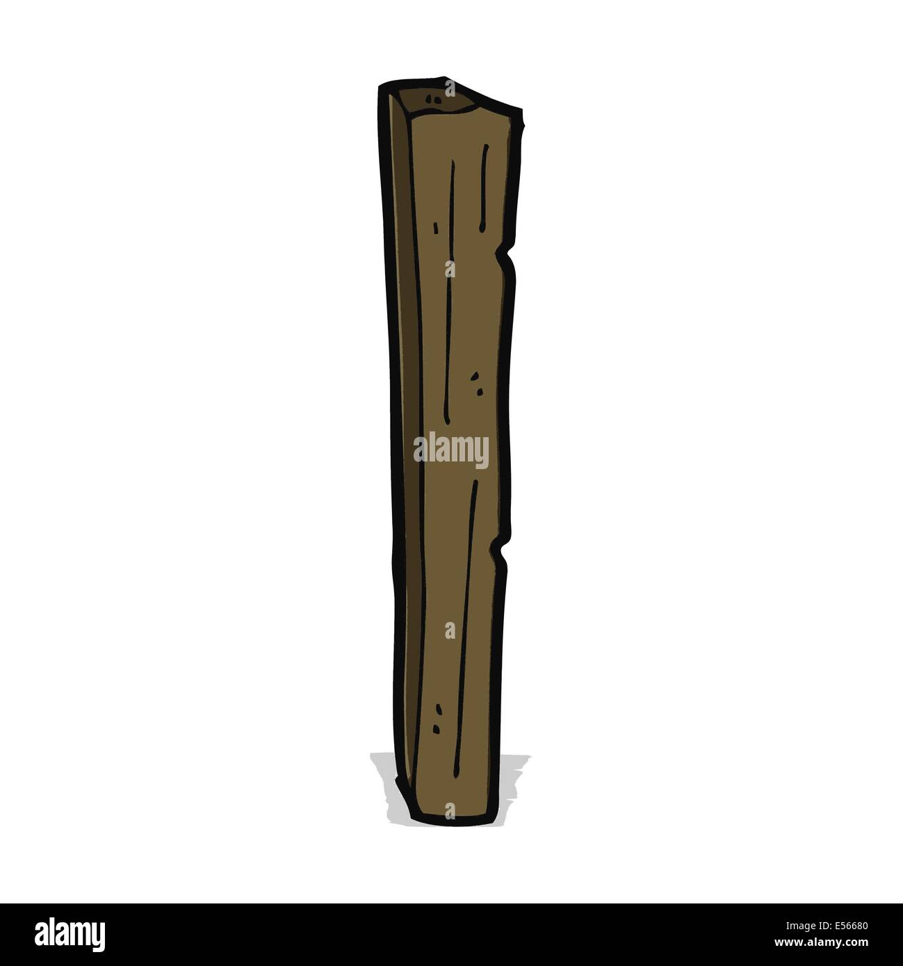 cartoon wooden post Stock Vector Image & Art - Alamy