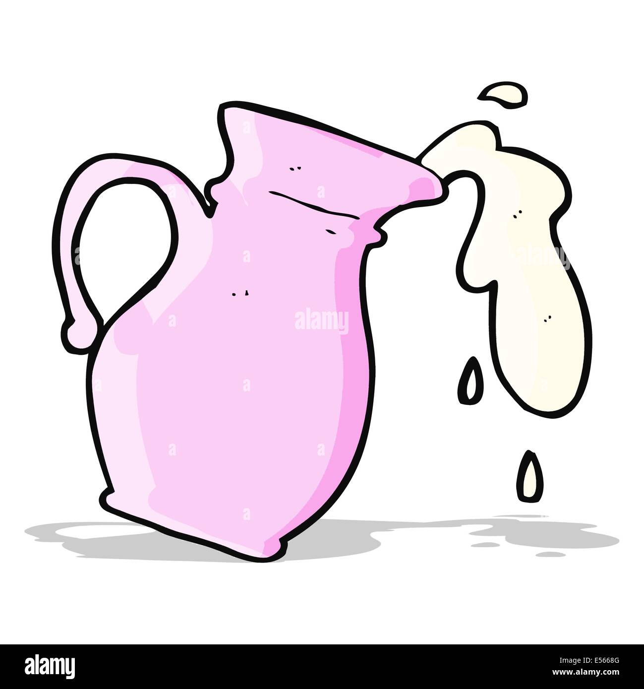 Spilled milk Stock Vector Images - Alamy