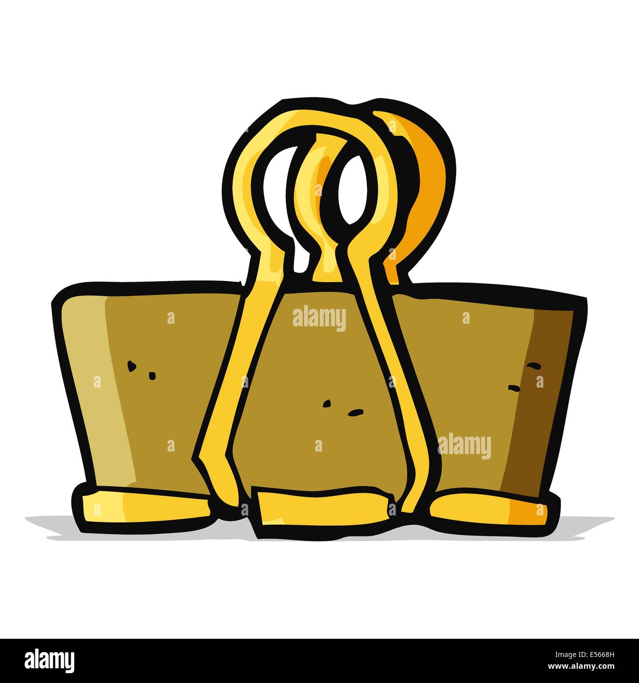 cartoon brass clip Stock Vector Image & Art - Alamy