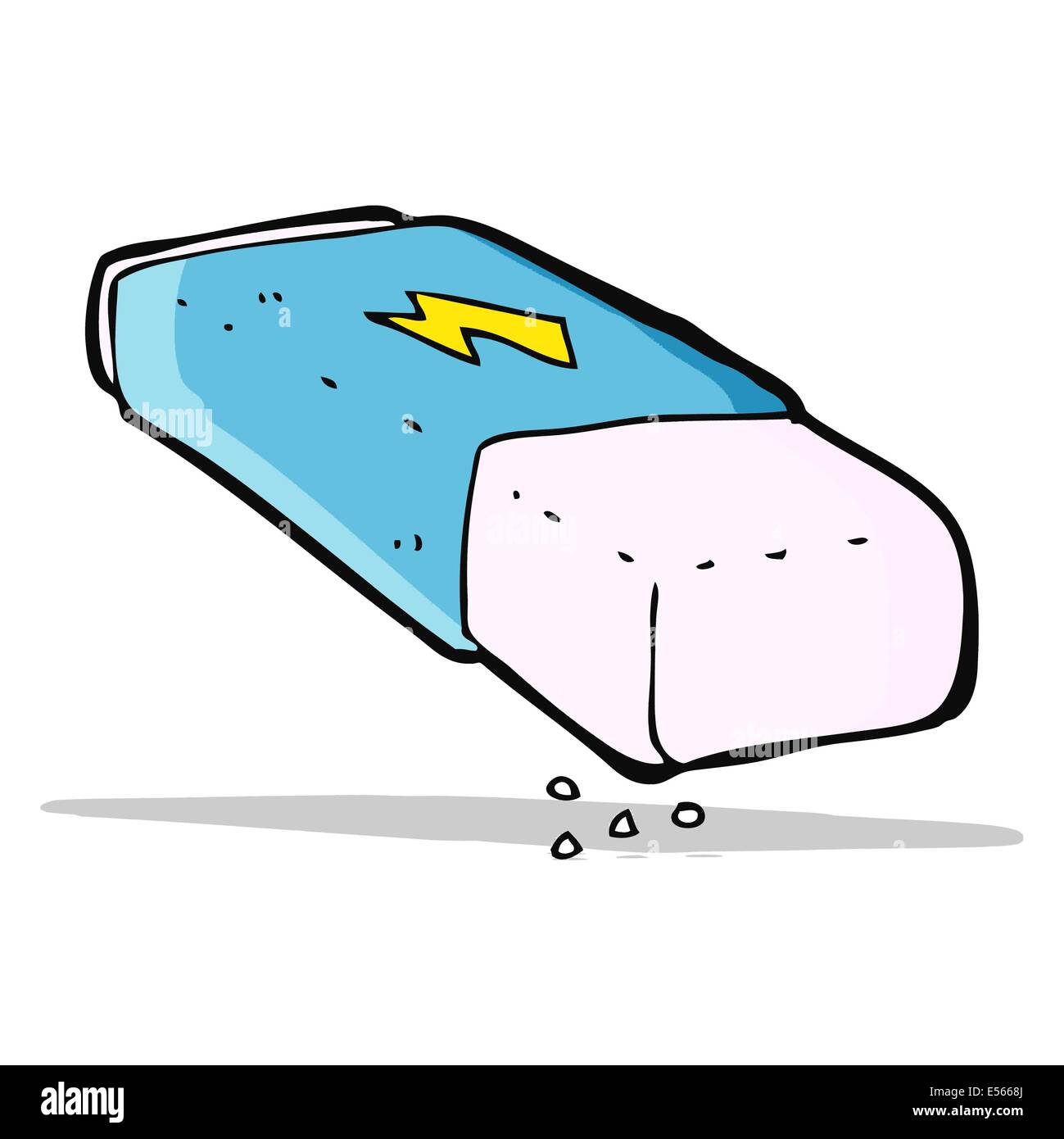 cartoon pencil eraser Stock Vector Image & Art - Alamy