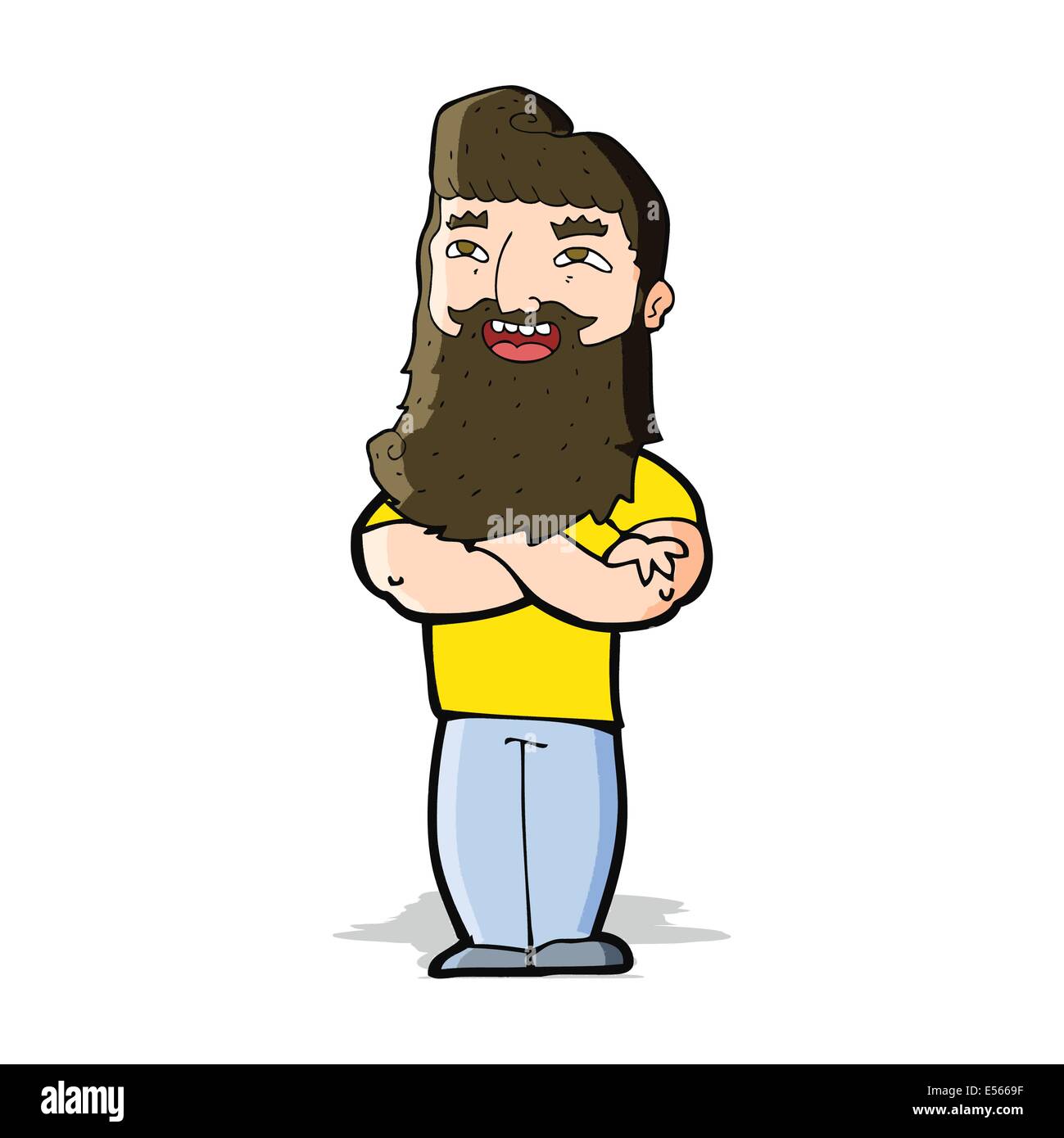 cartoon proud man Stock Vector Image & Art - Alamy