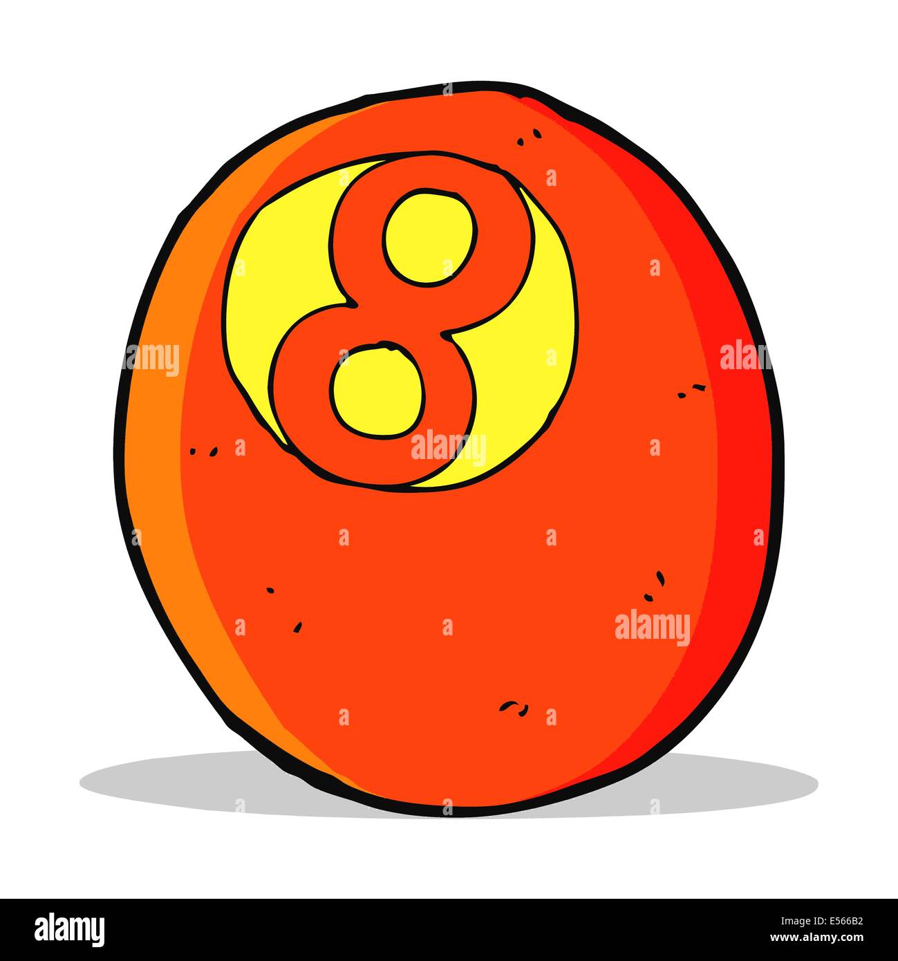 cartoon pool ball Stock Vector Image & Art - Alamy