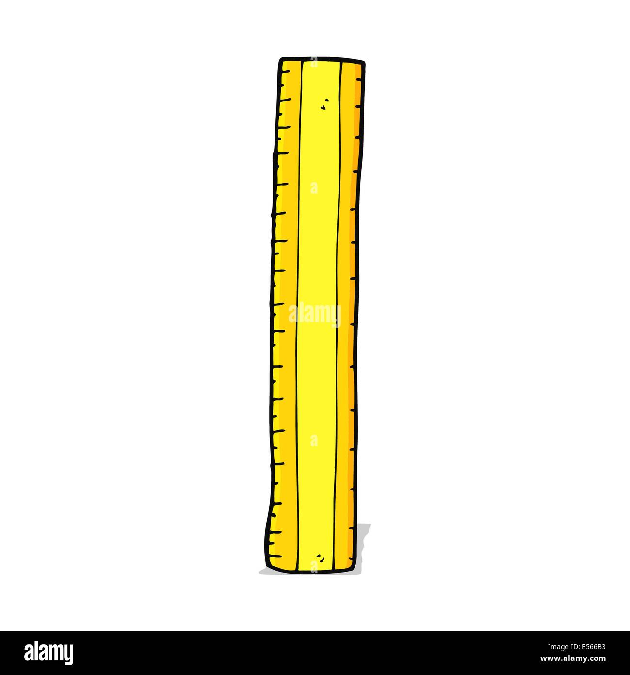 cartoon wooden ruler Stock Vector Image & Art - Alamy