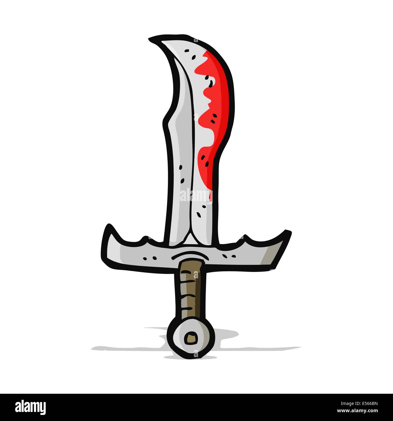 cartoon bloody sword Stock Vector Image & Art - Alamy