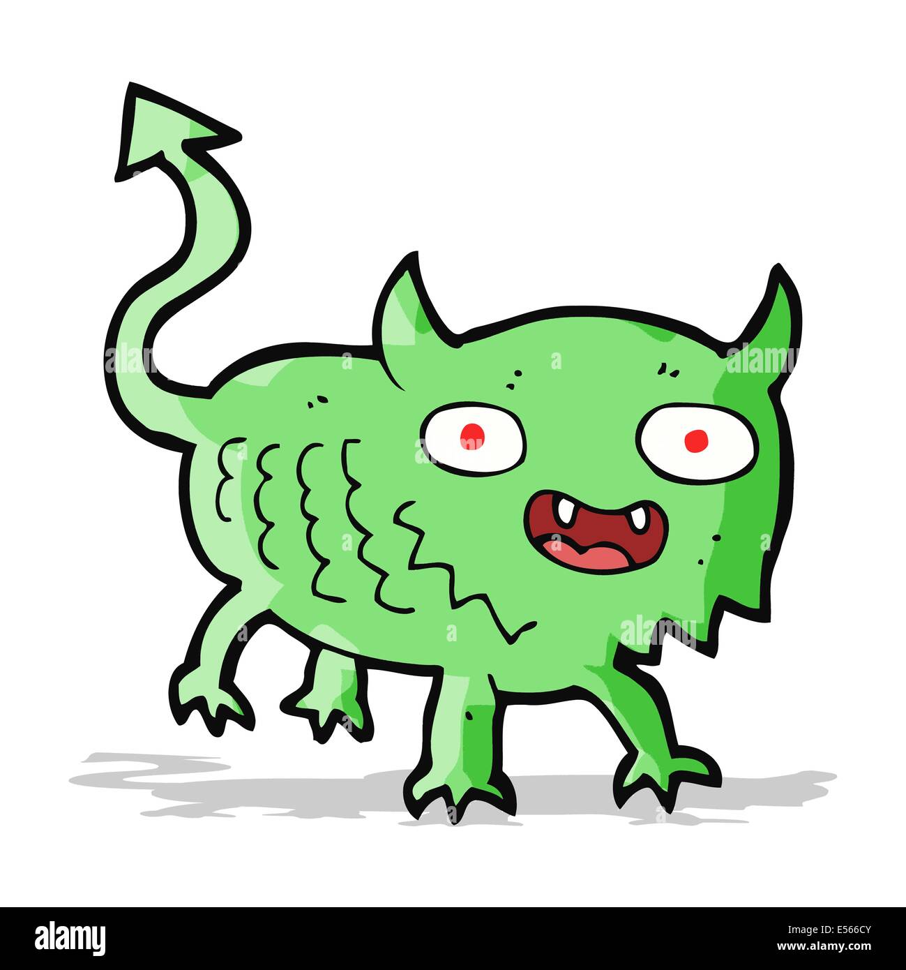 cartoon little demon Stock Vector Image & Art - Alamy