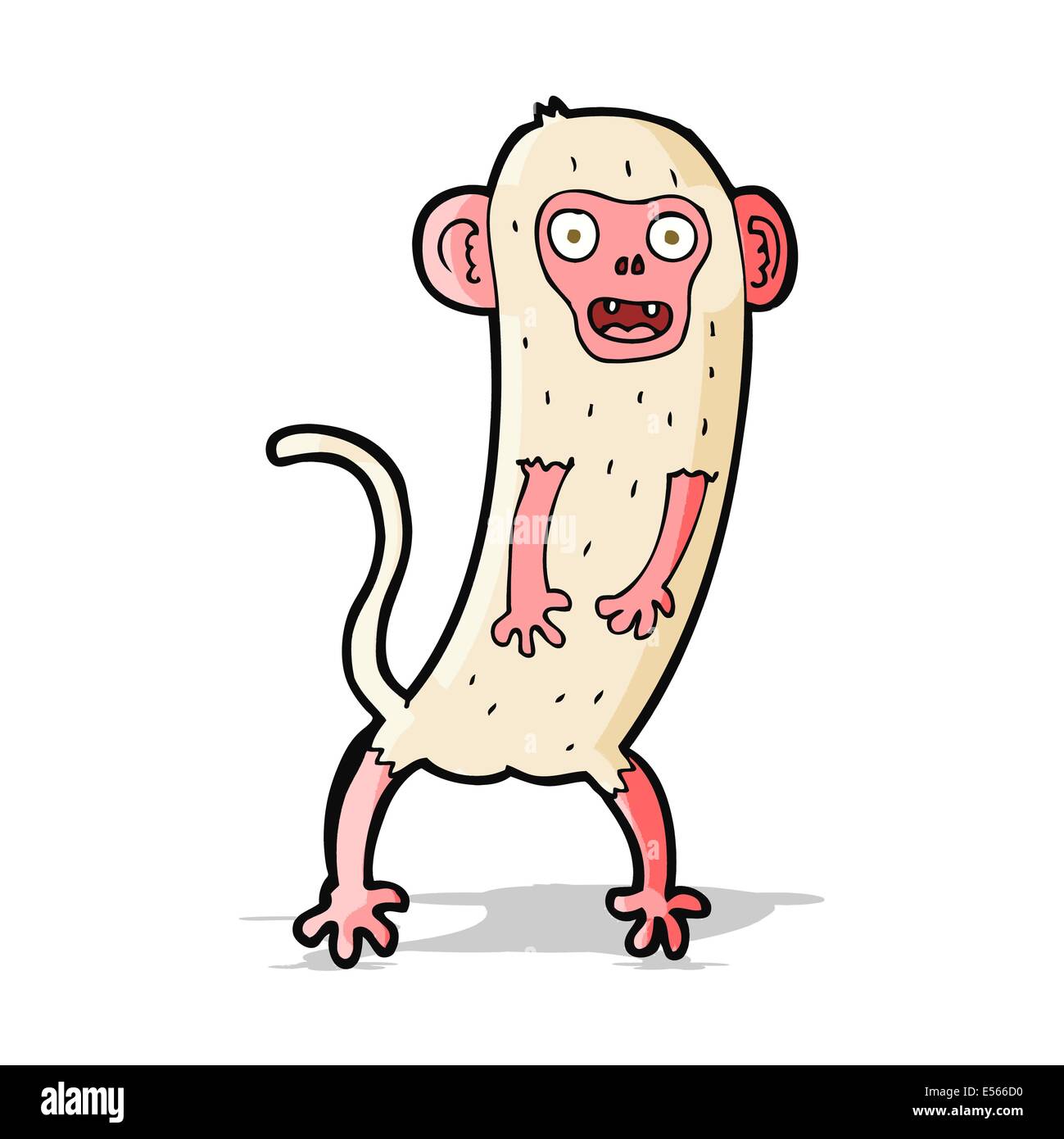 Animated Crazy Looking Monkey