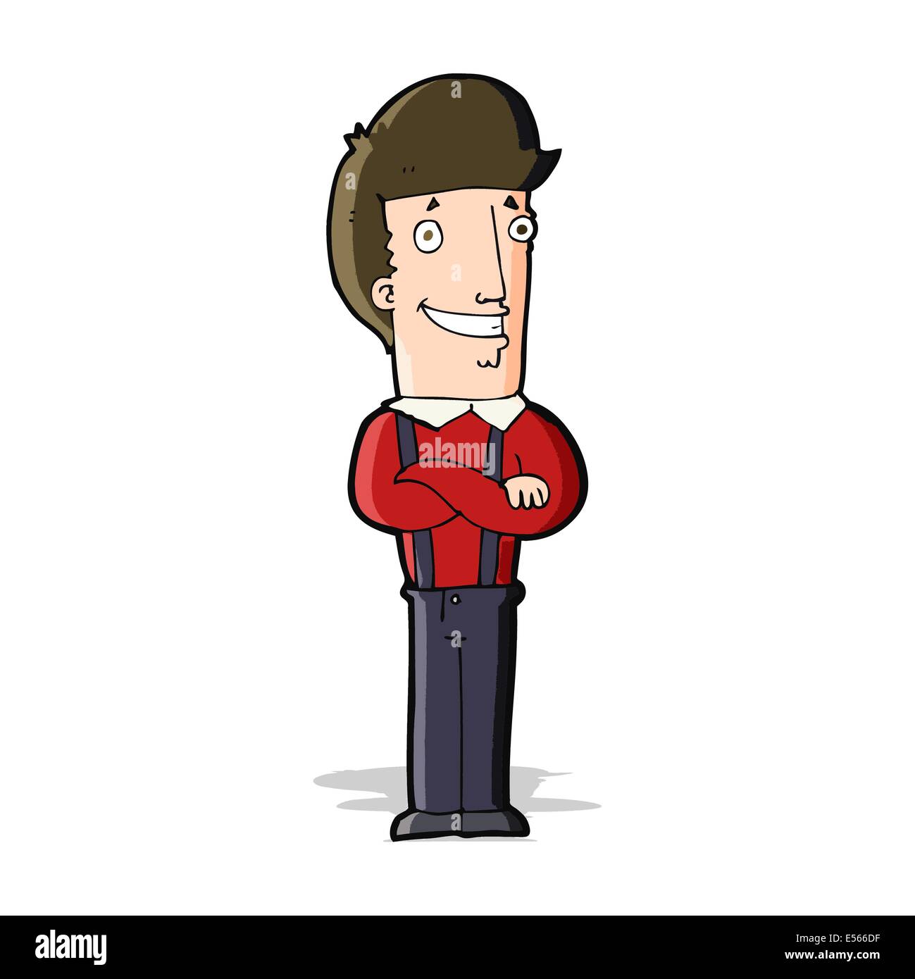 cartoon proud man Stock Vector Image & Art - Alamy