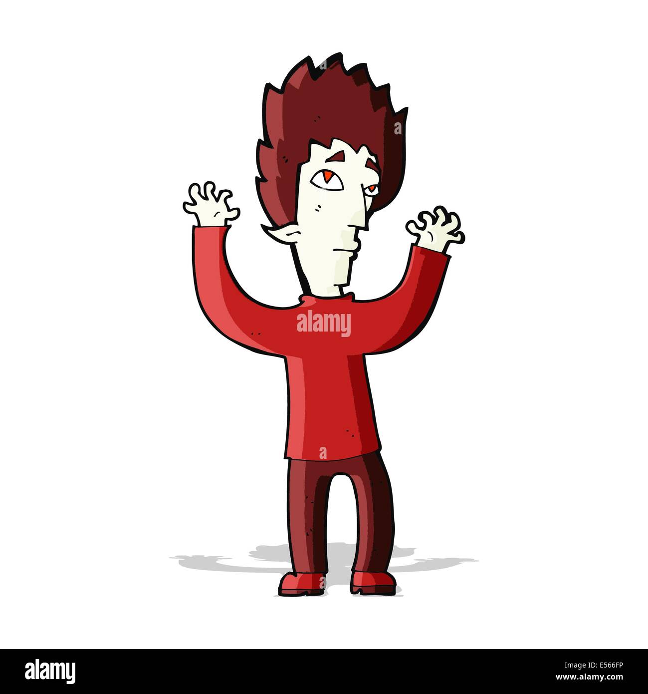 cartoon vampire giving up Stock Vector Image & Art - Alamy