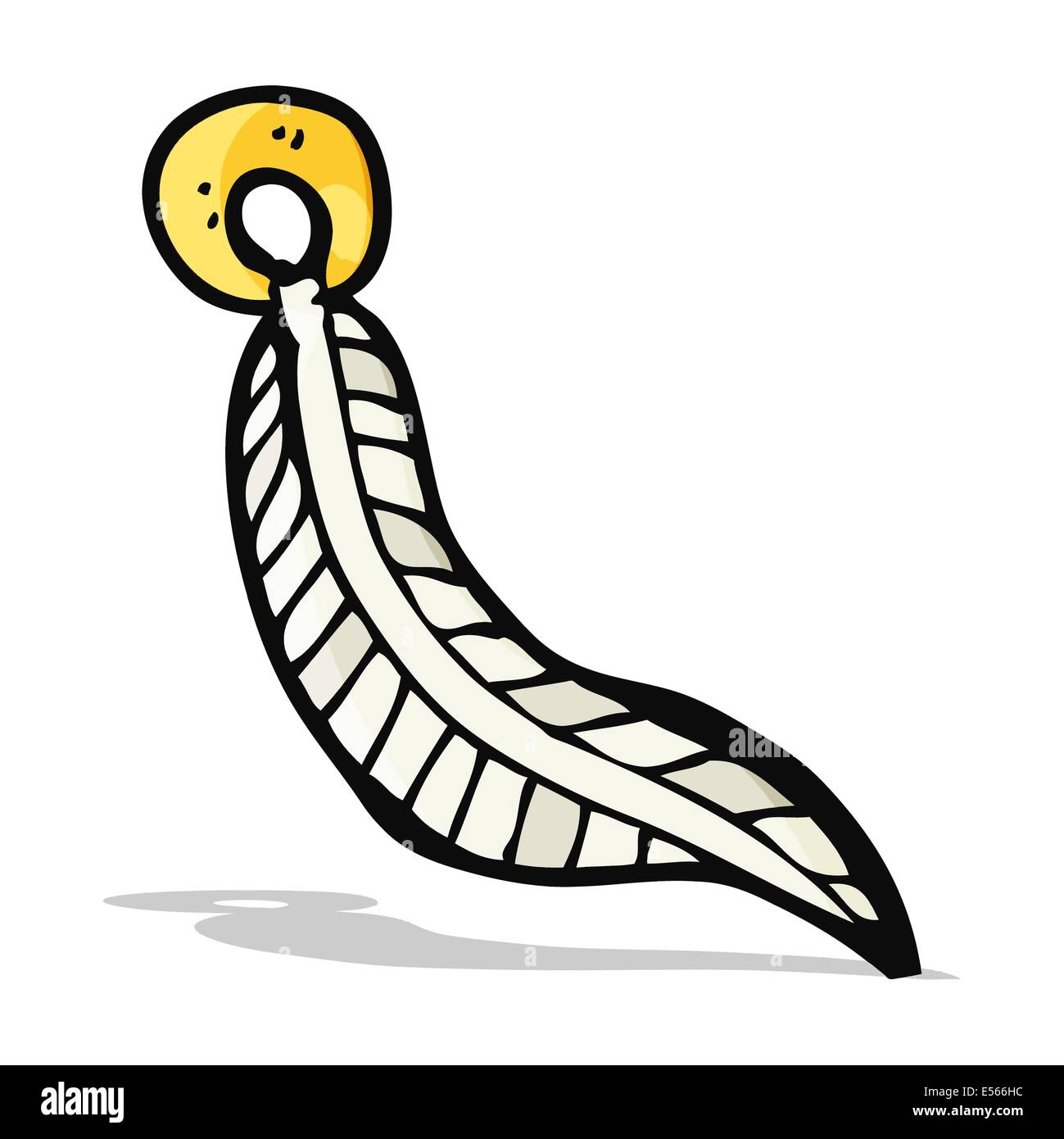 cartoon feather keyring Stock Vector Image & Art - Alamy