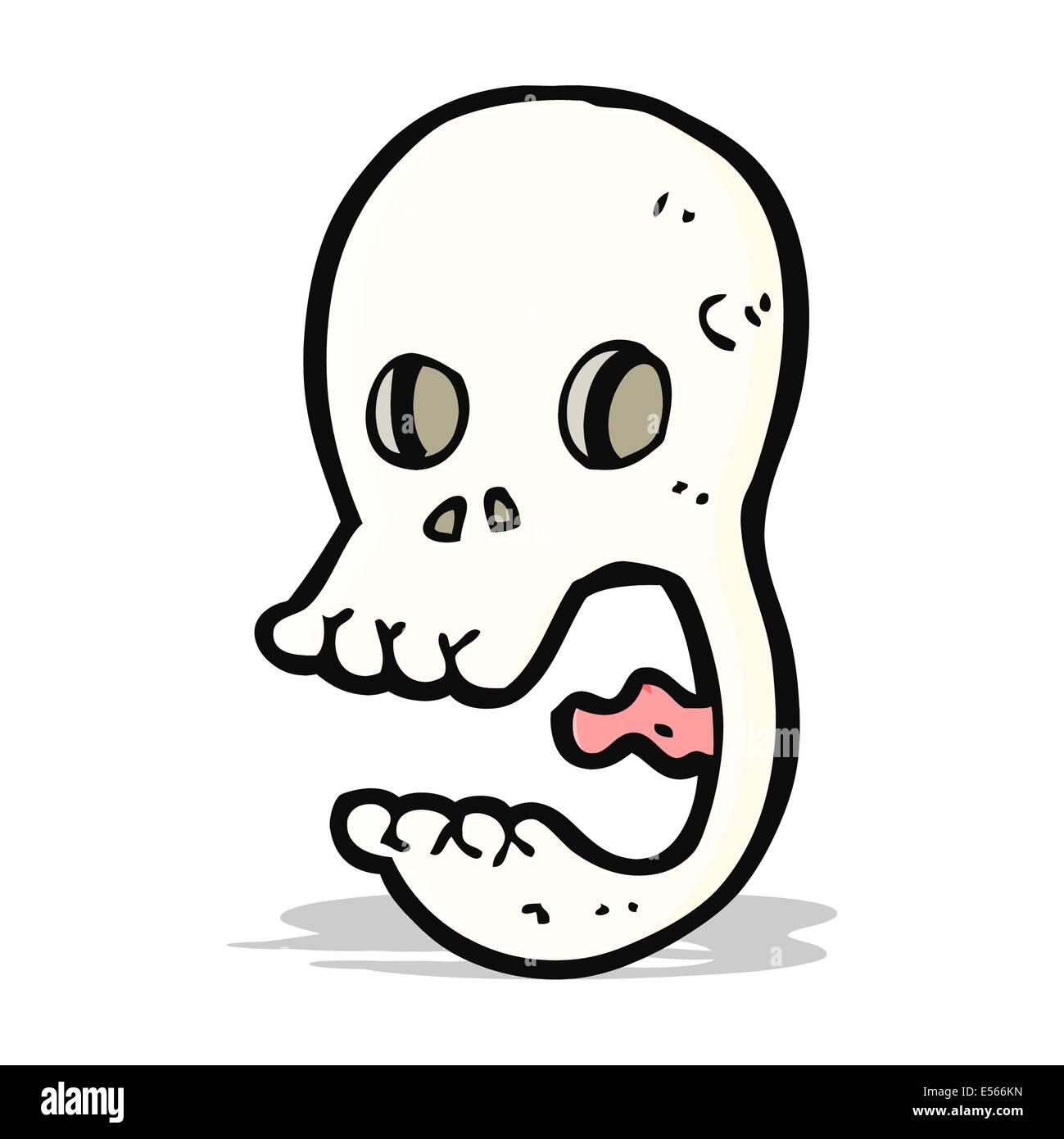 funny cartoon skull Stock Vector Image & Art - Alamy