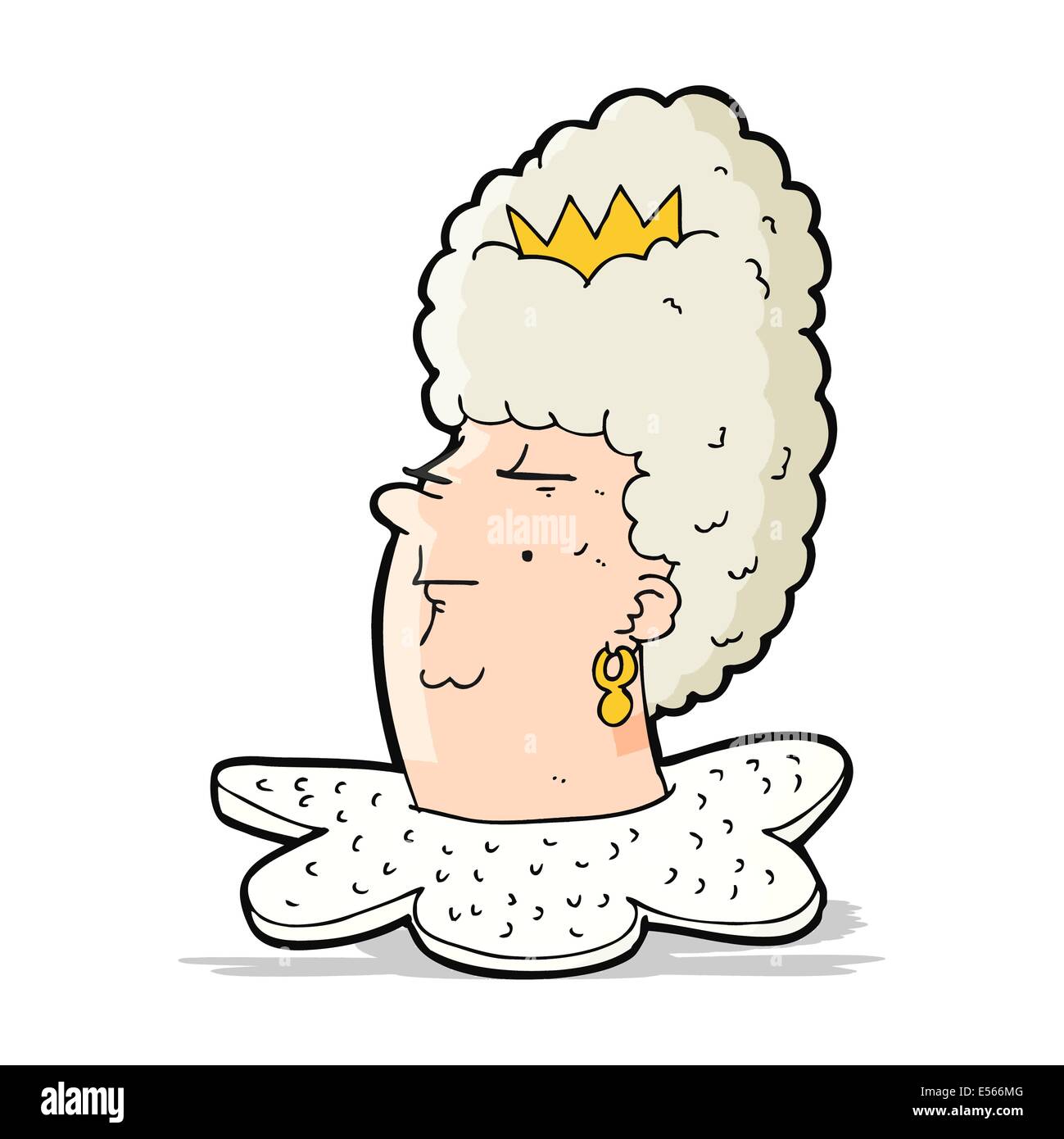 cartoon queen head Stock Vector Image & Art - Alamy