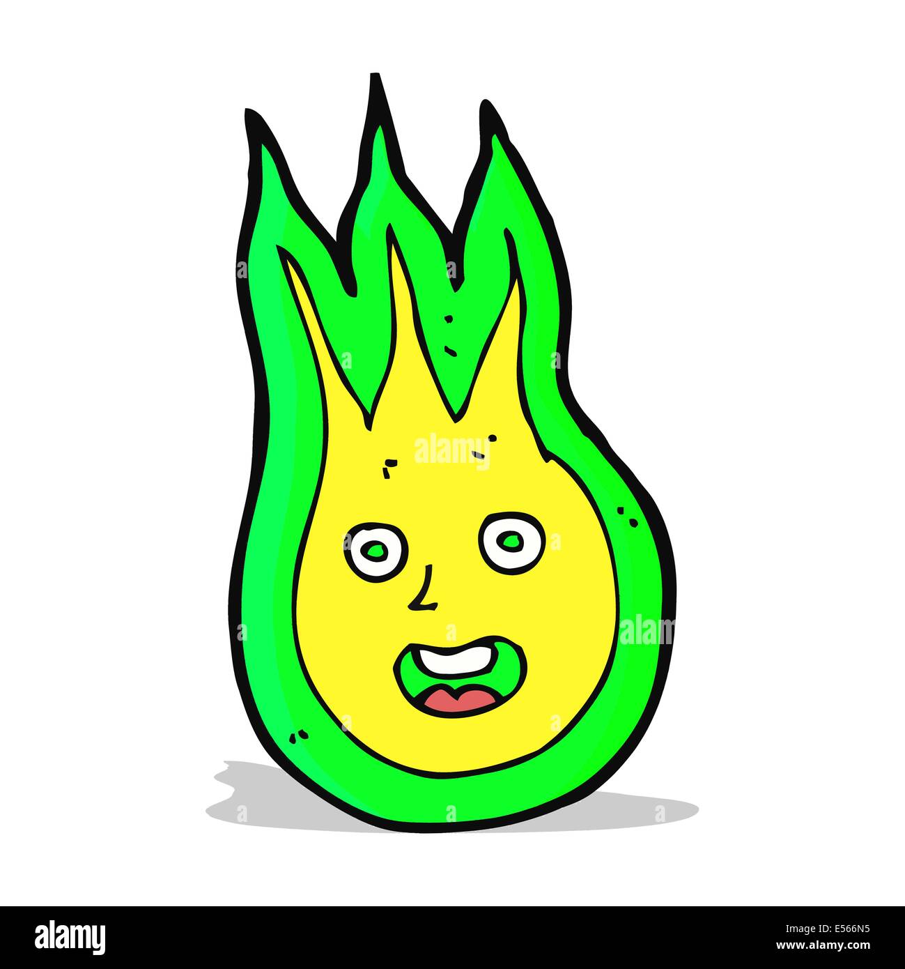 cartoon friendly fireball Stock Vector Image & Art - Alamy