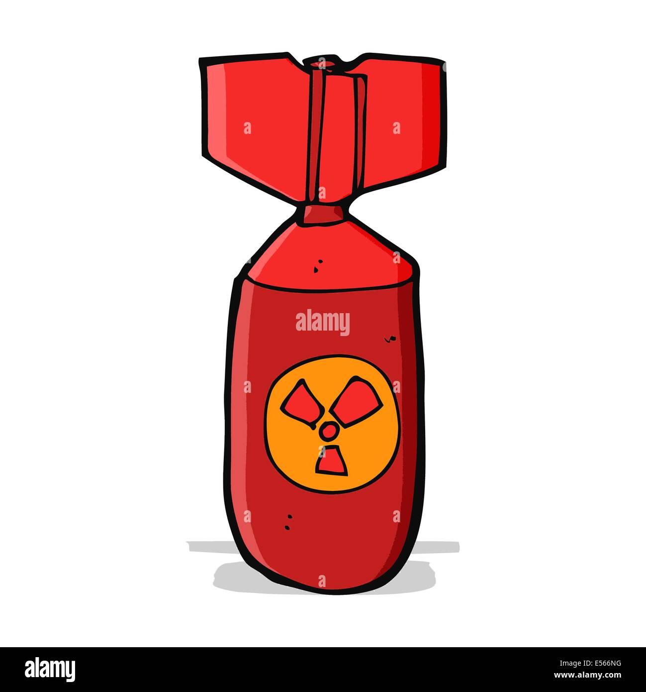 cartoon nuclear bomb Stock Vector Image & Art - Alamy