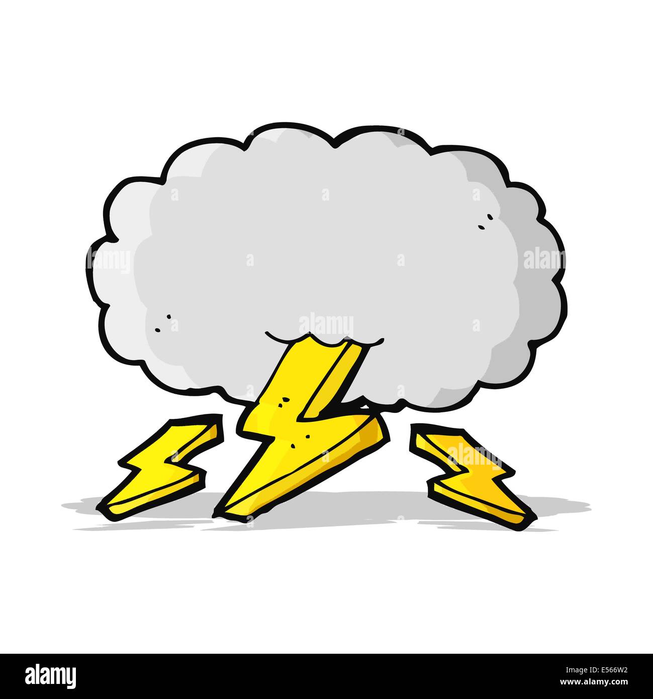 Cartoon thundercloud hi-res stock photography and images - Alamy