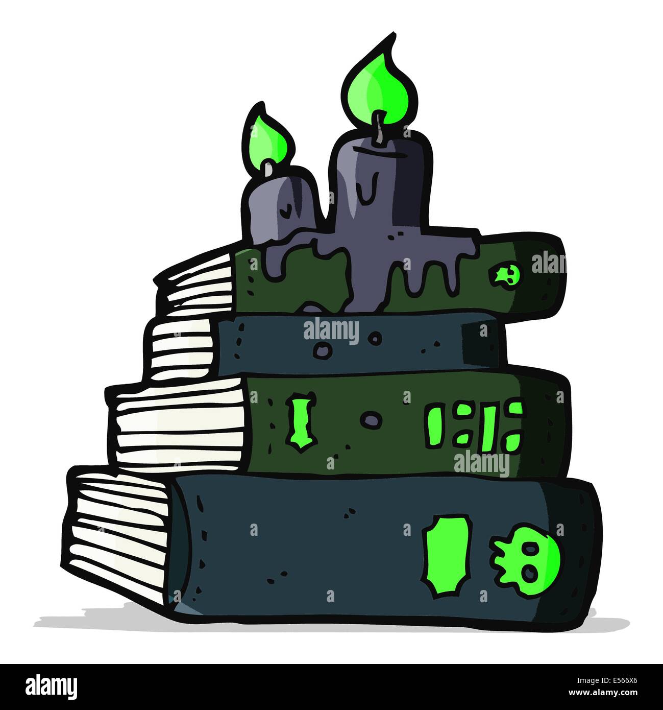 cartoon spooky old books Stock Vector Image & Art - Alamy